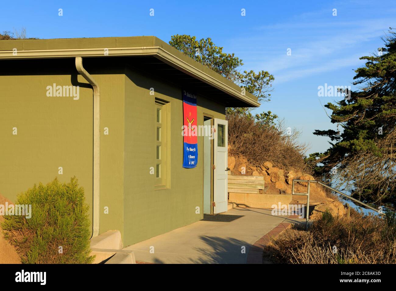 Military history exhibit in Cabrillo National Monument,Point Loma,San ...