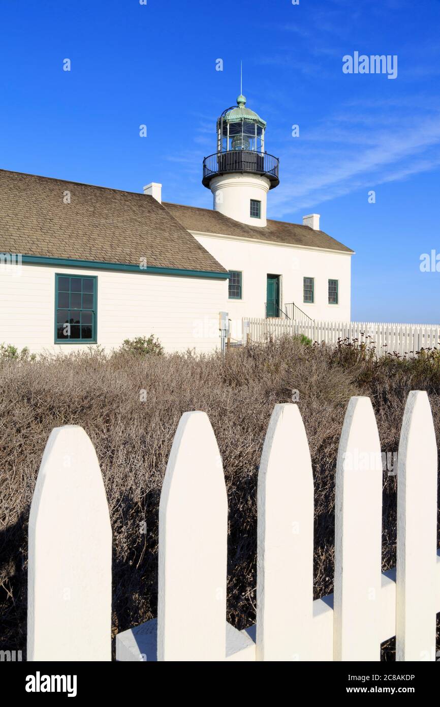 Lighthouse in Cabrillo National Monument,Point Loma,San Diego ...