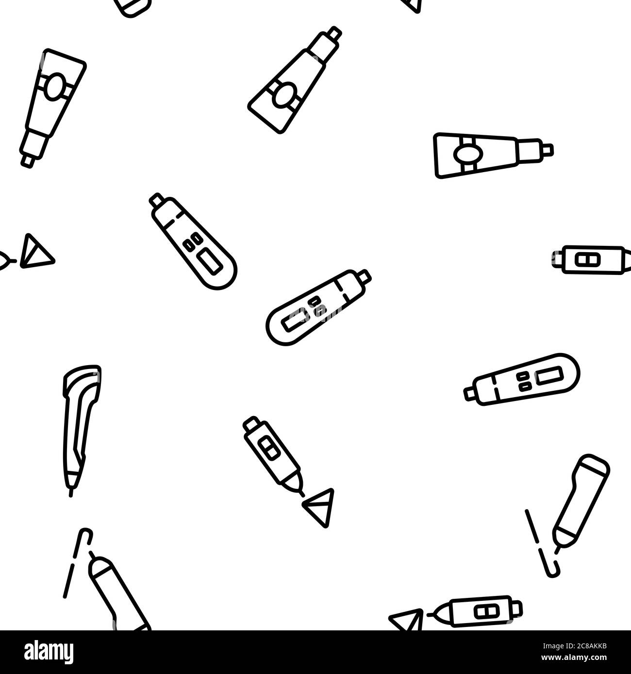 3d printing outline icons Cut Out Stock Images & Pictures - Alamy