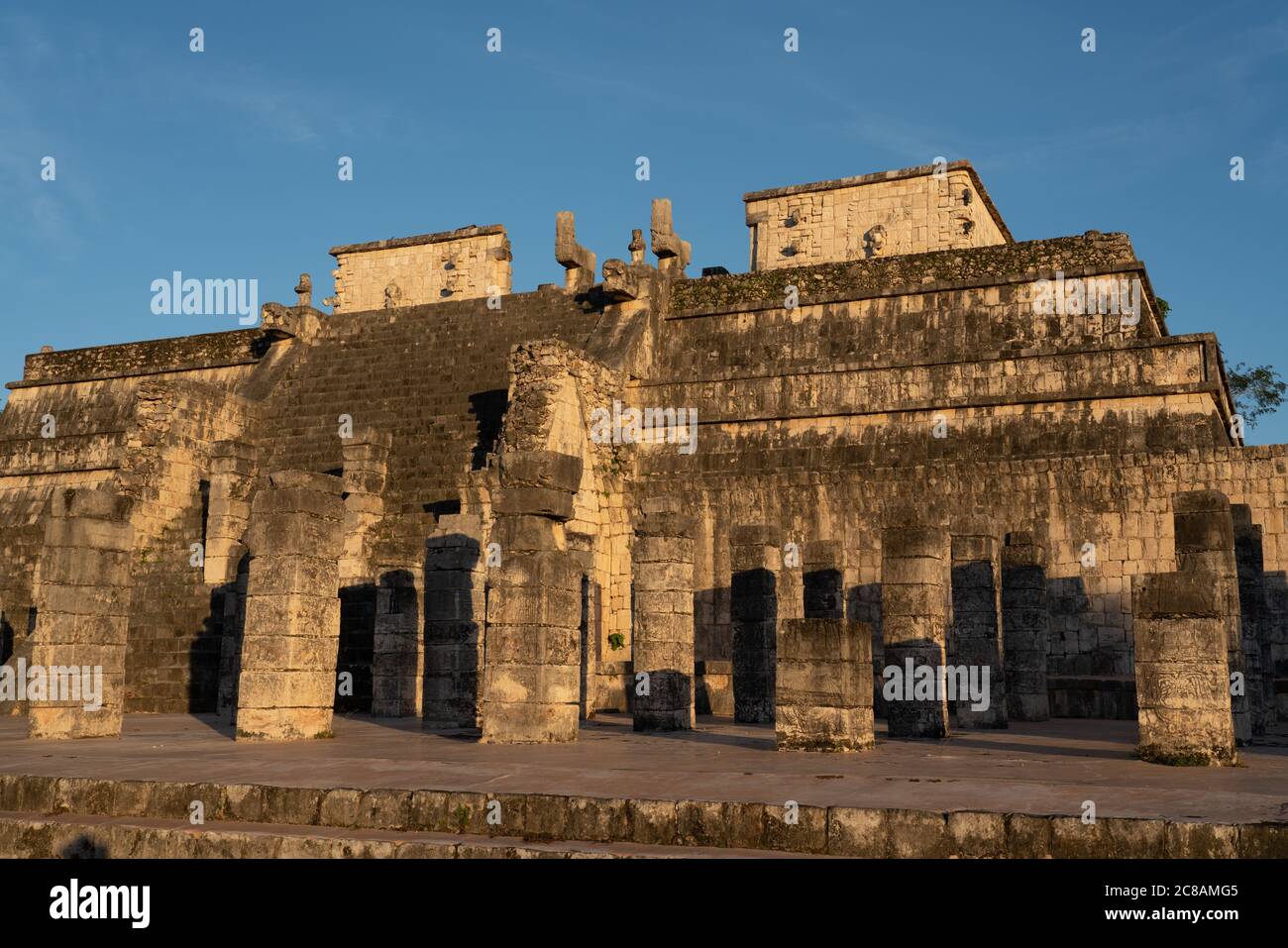 Kukulkan serpent pillars hi-res stock photography and images - Alamy
