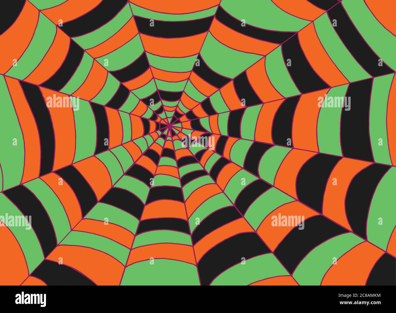 Spider web background, Doodle sketch vector art. Cartoon texture for ...