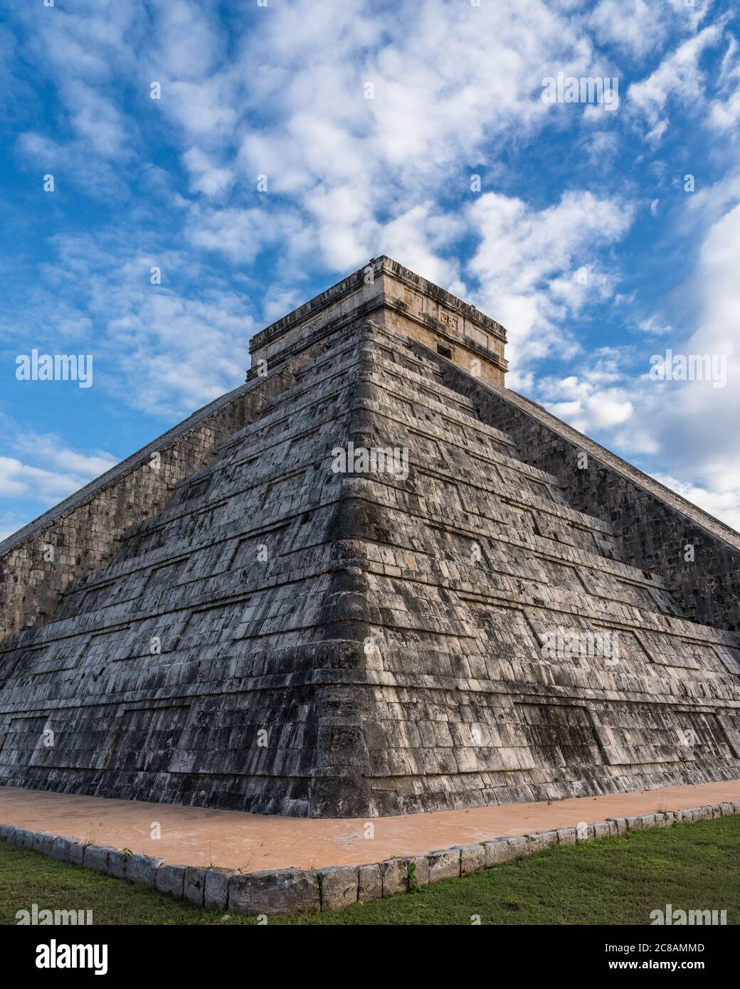 El Castillo or the Temple of Kukulkan is the largest pyramid in the ...
