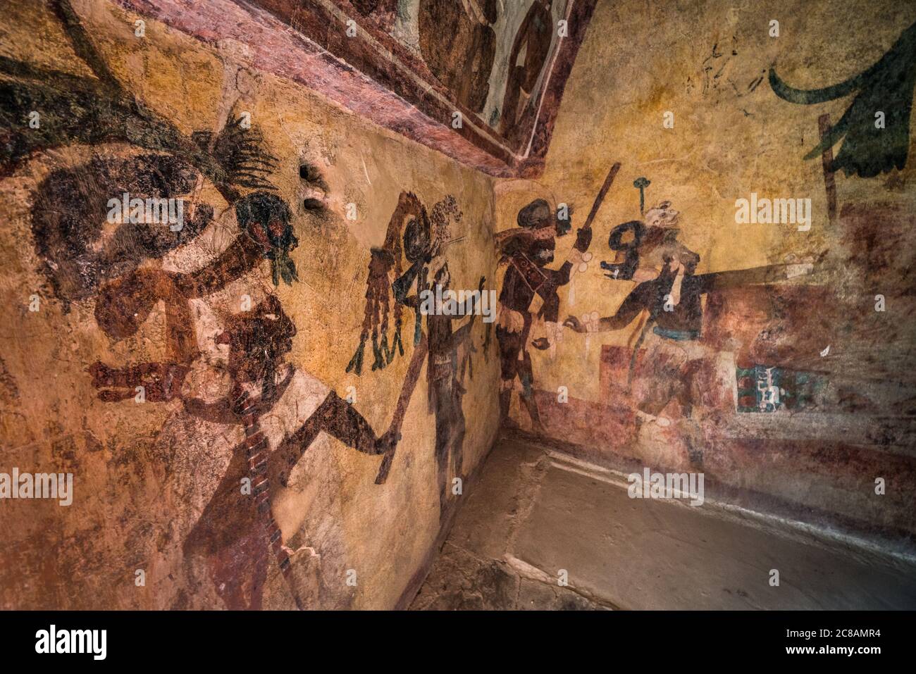 Bonampak mural hi-res stock photography and images - Alamy