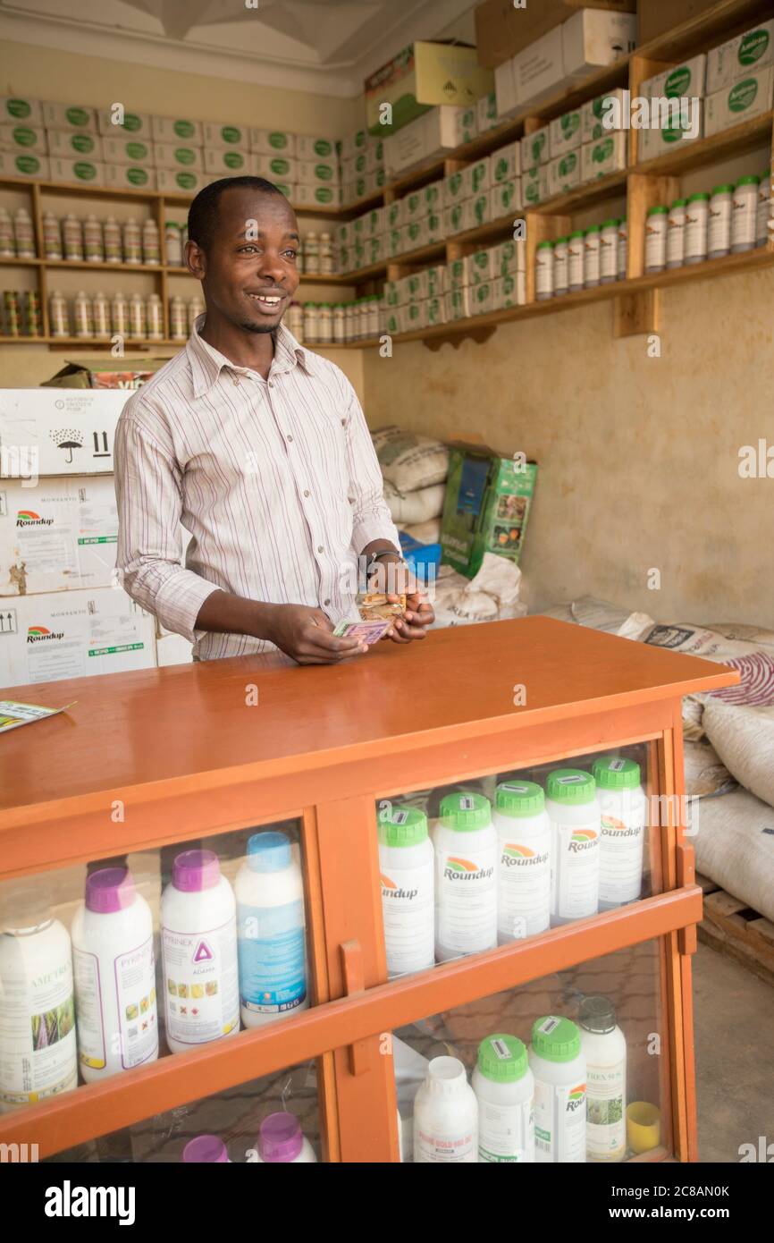 A small agricultural supply store sells pesticides, herbicides, quality ...