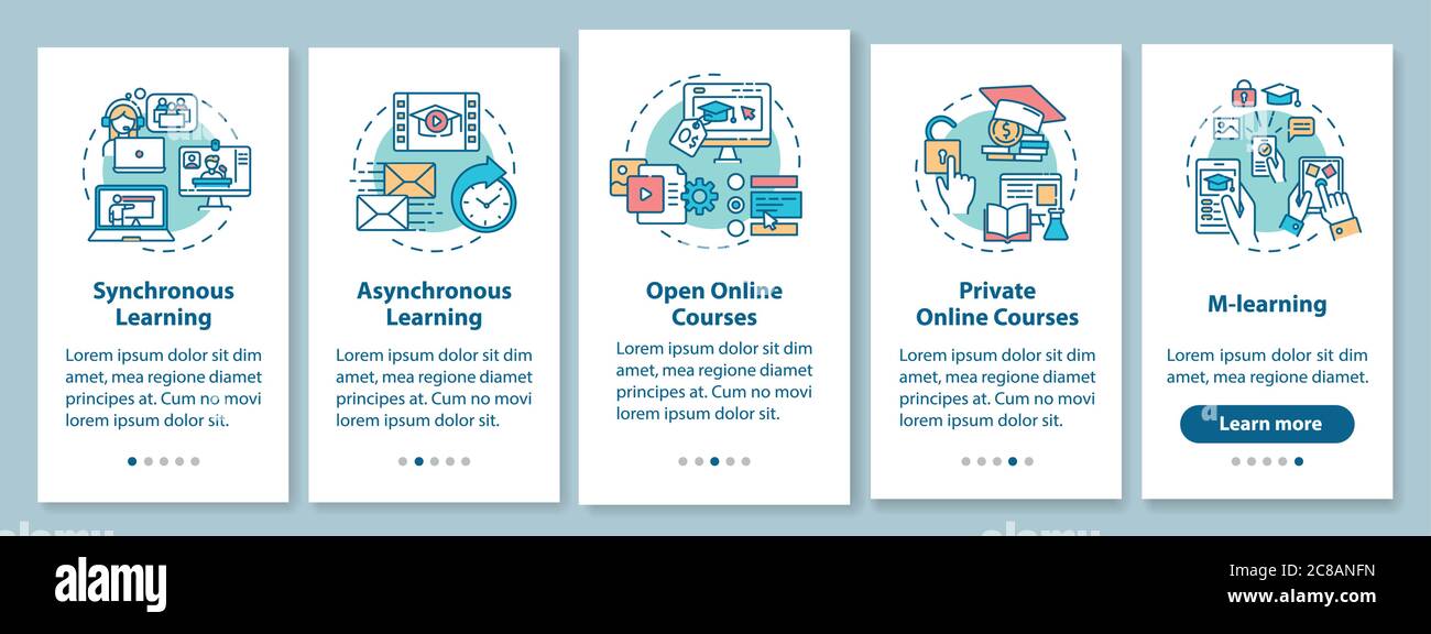 Asynchronous learning hi-res stock photography and images - Alamy