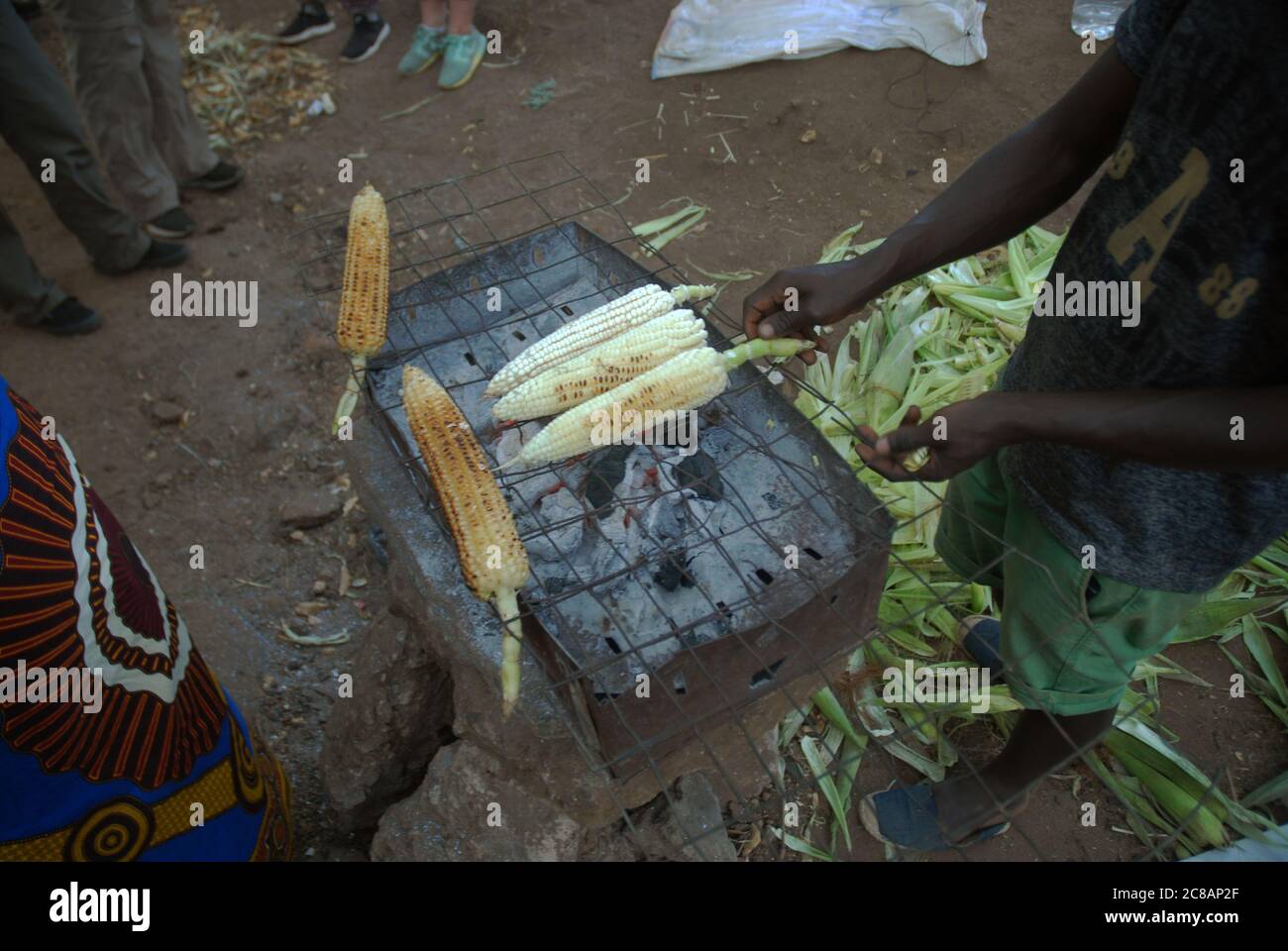 African selling maize hi-res stock photography and images - Alamy