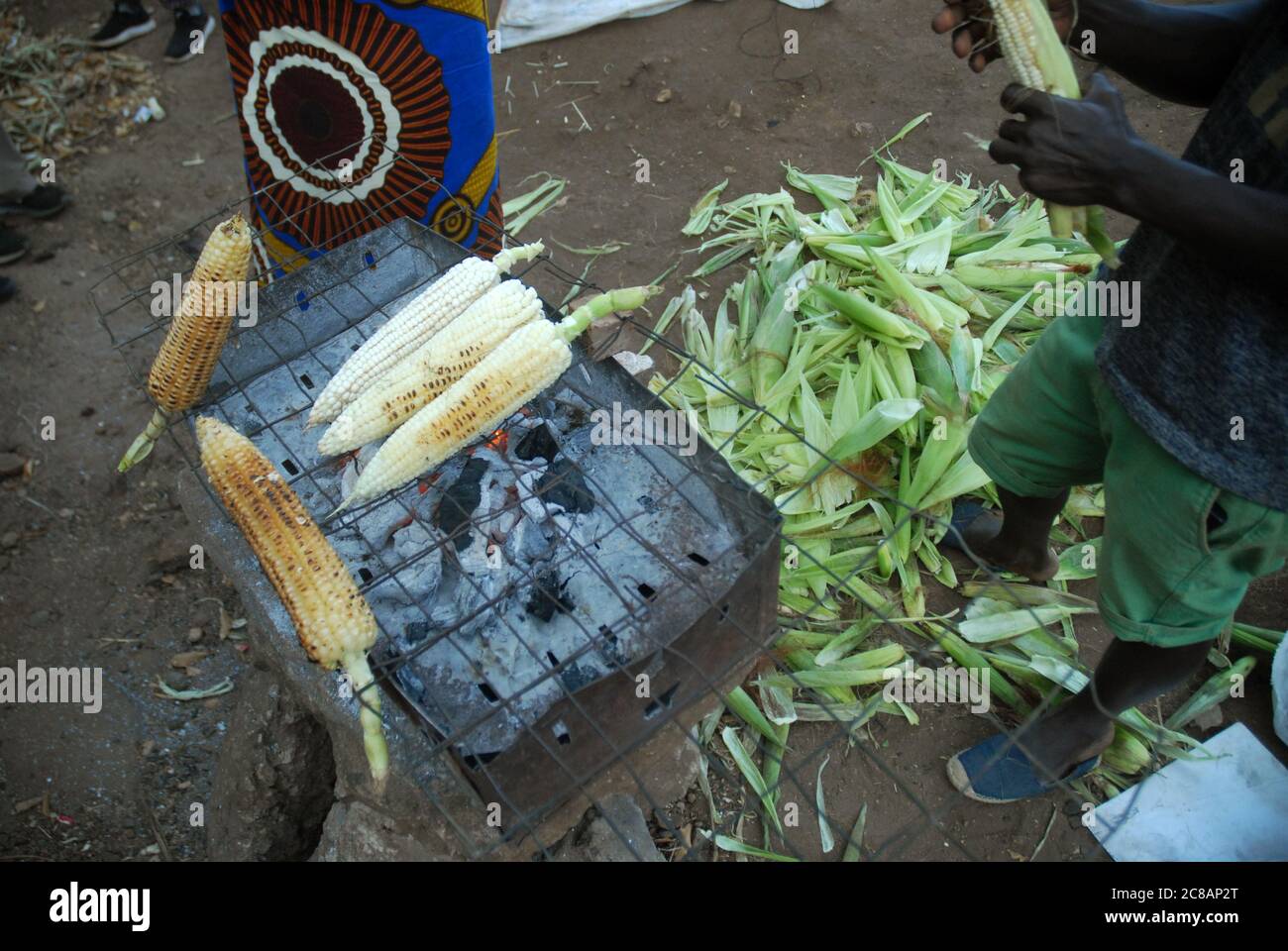 African selling maize hi-res stock photography and images - Alamy