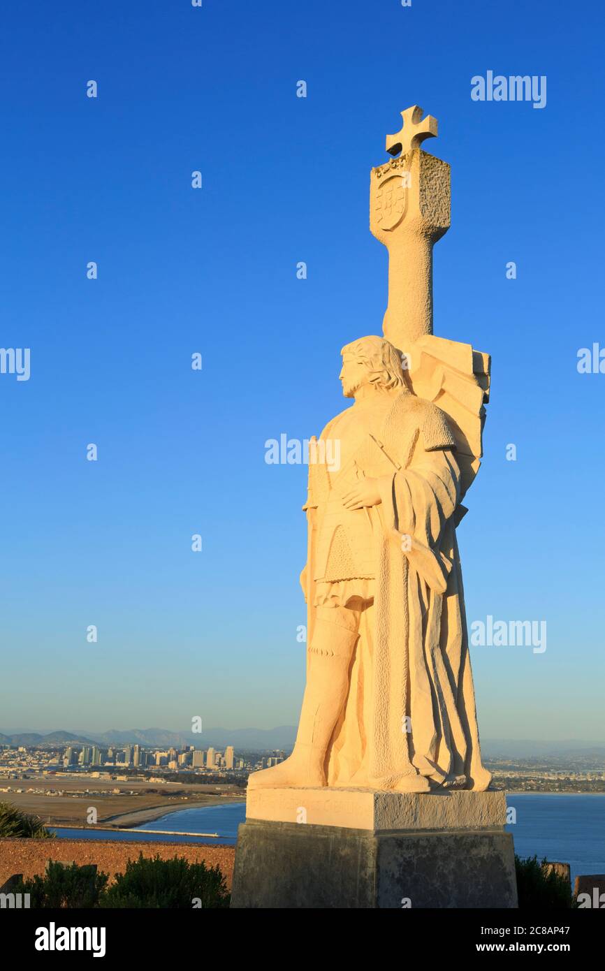 Juan Rodriguez Cabrillo Statue,Cabrillo National Monument,San Diego ...
