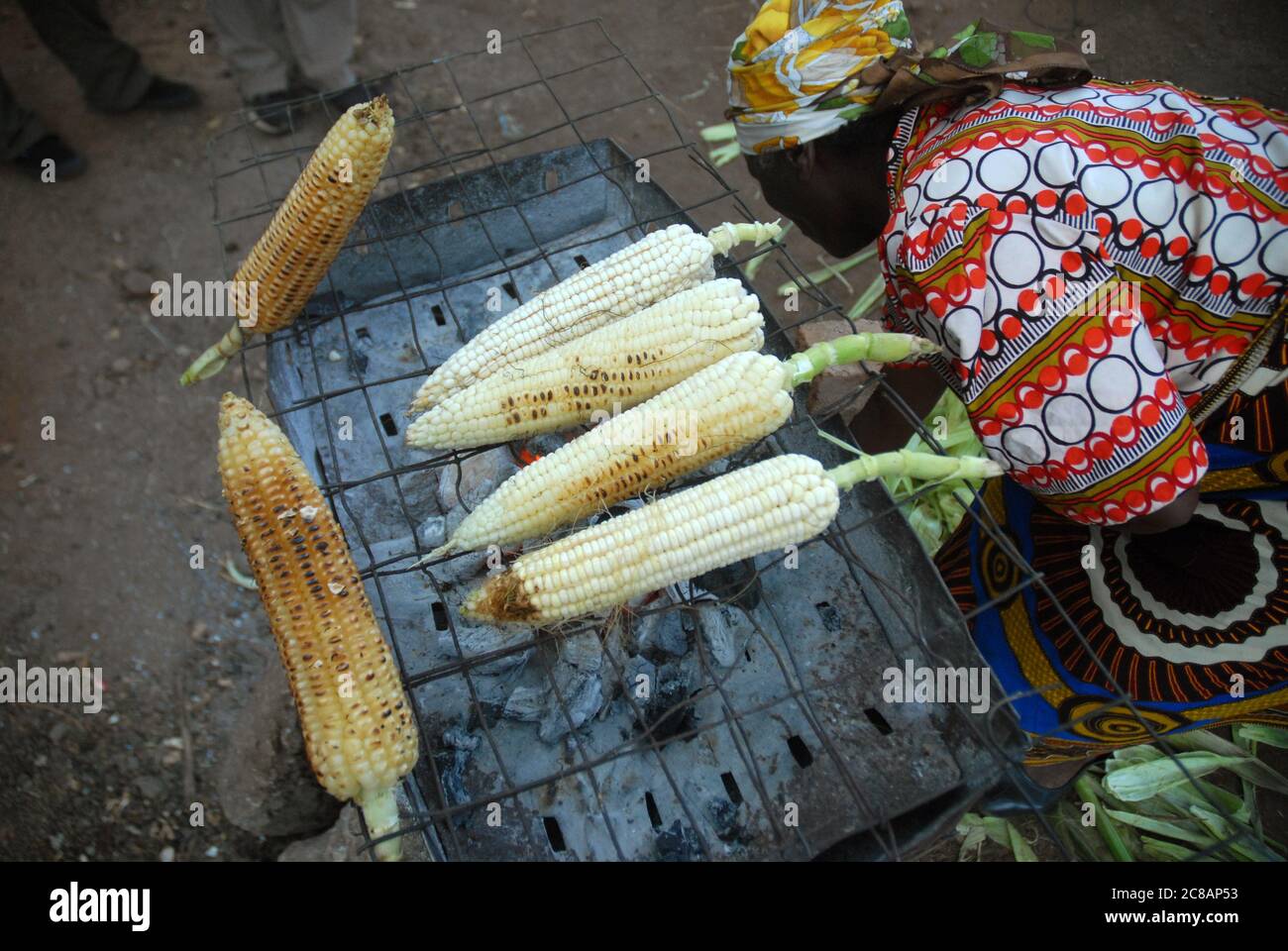 African selling maize hi-res stock photography and images - Alamy