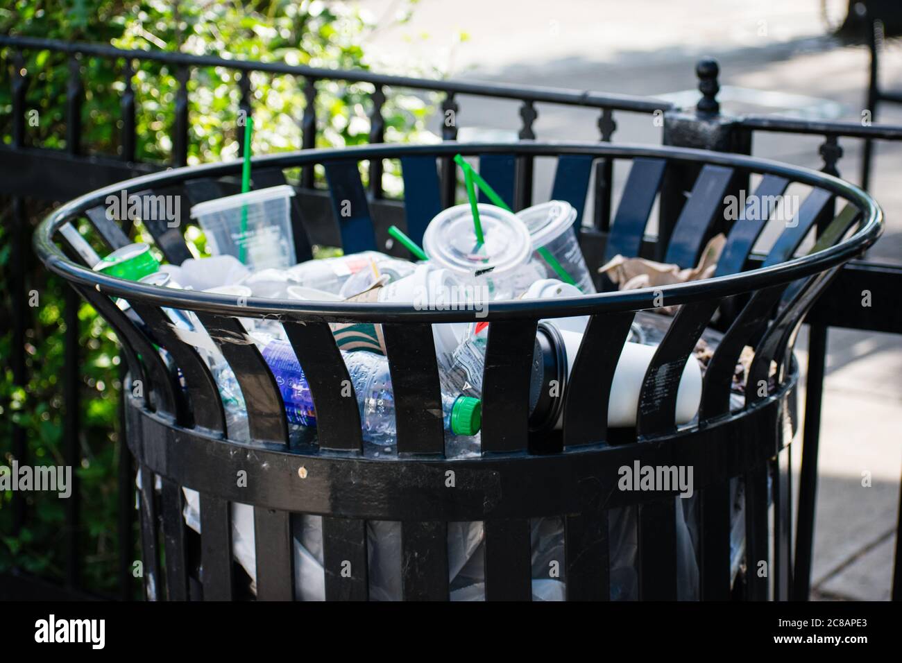 Full trash can office hi-res stock photography and images - Alamy