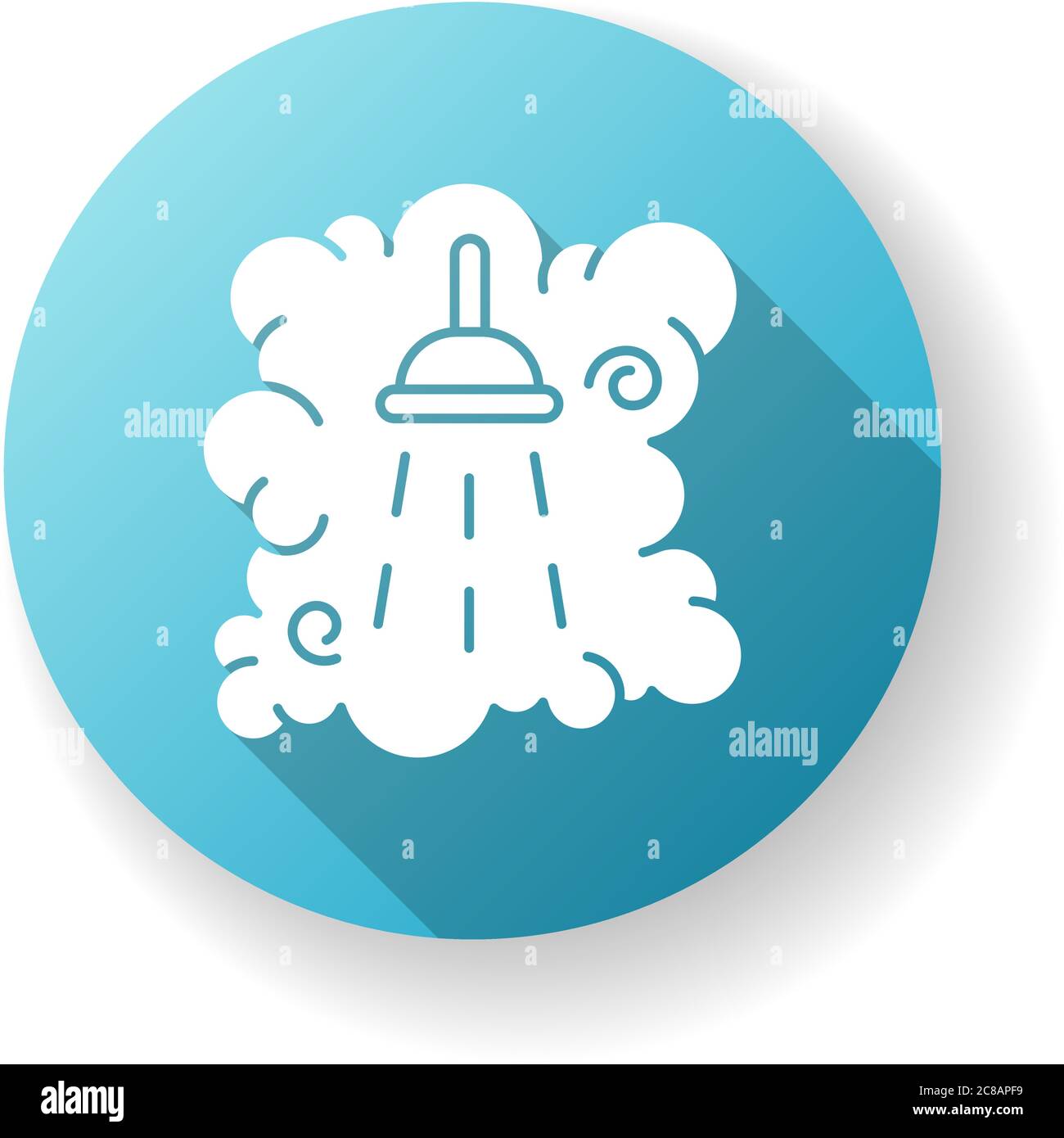 Cold shower treatment illustration Stock Vector Images - Alamy