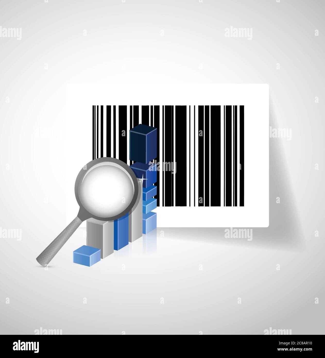 Business barcode illustration design over a white background Stock ...