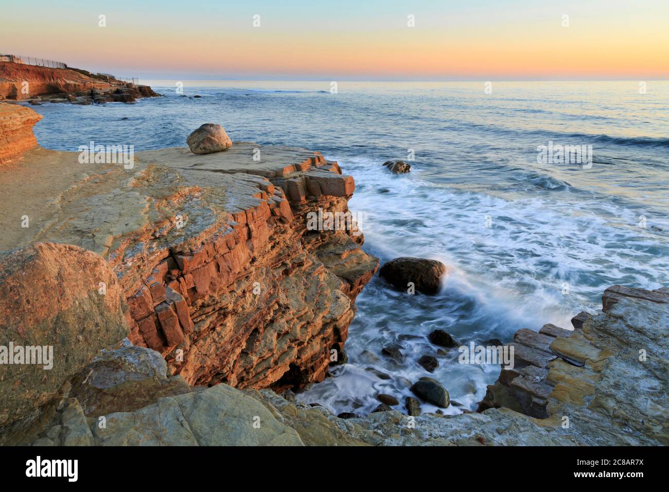 Coastline in Cabrillo National Monument,San Diego,California,USA,North ...