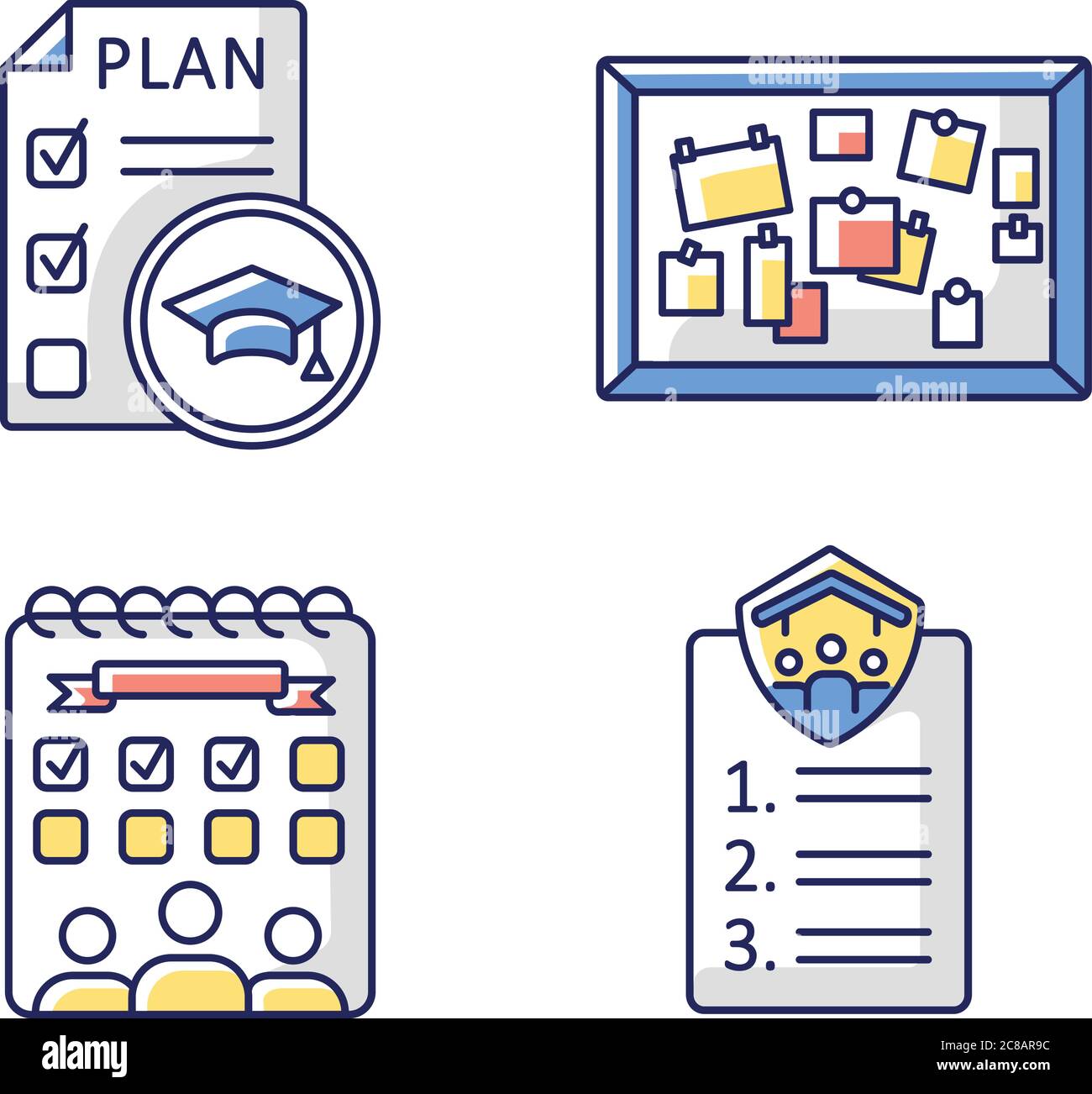 Notice of events Stock Vector Images - Alamy