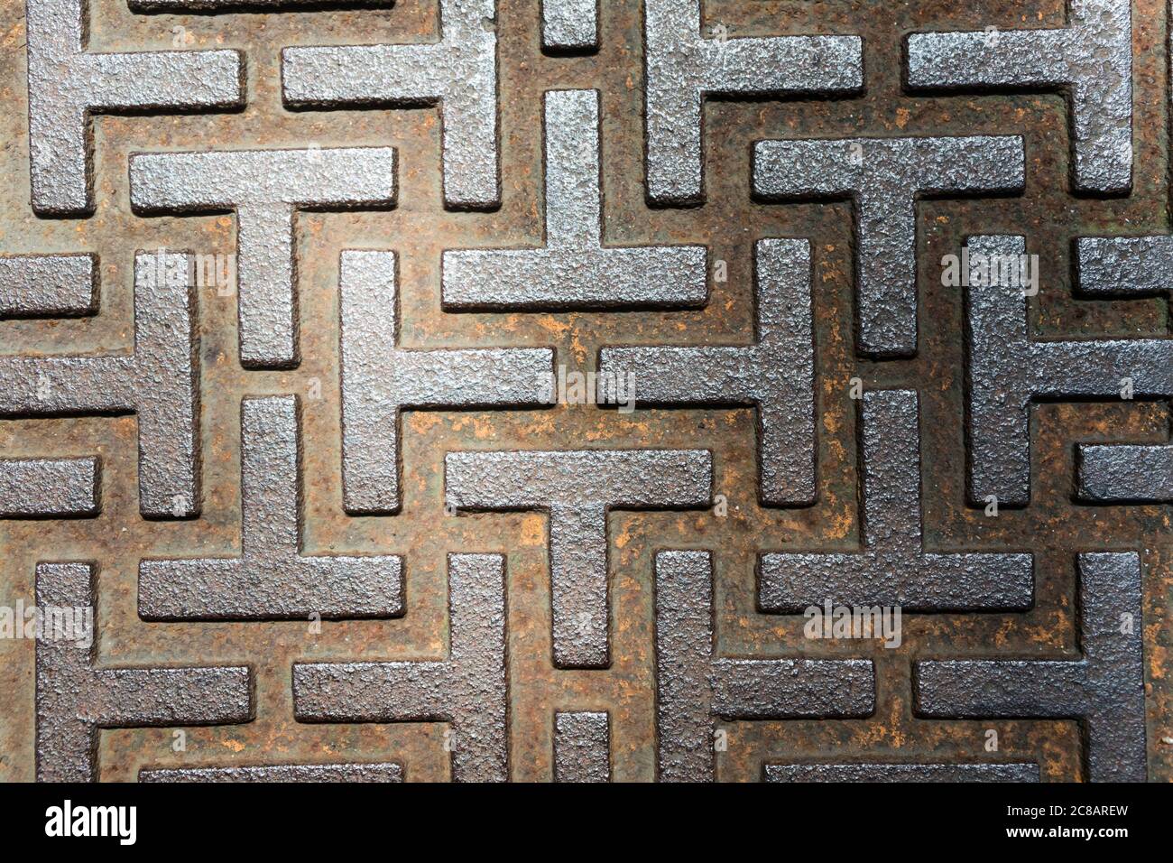 pattern style of steel floor for background Stock Photo - Alamy