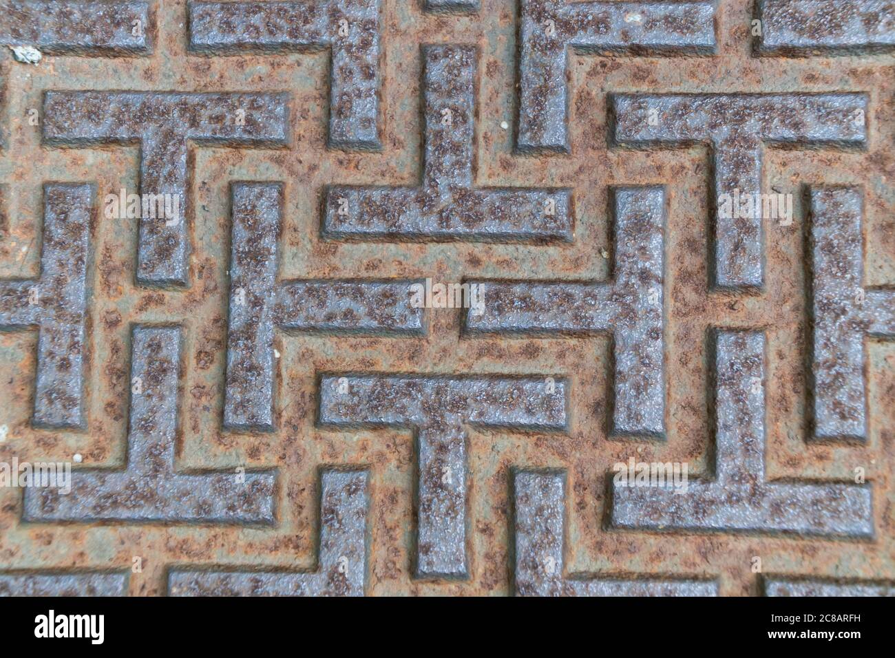 pattern style of steel floor for background Stock Photo - Alamy