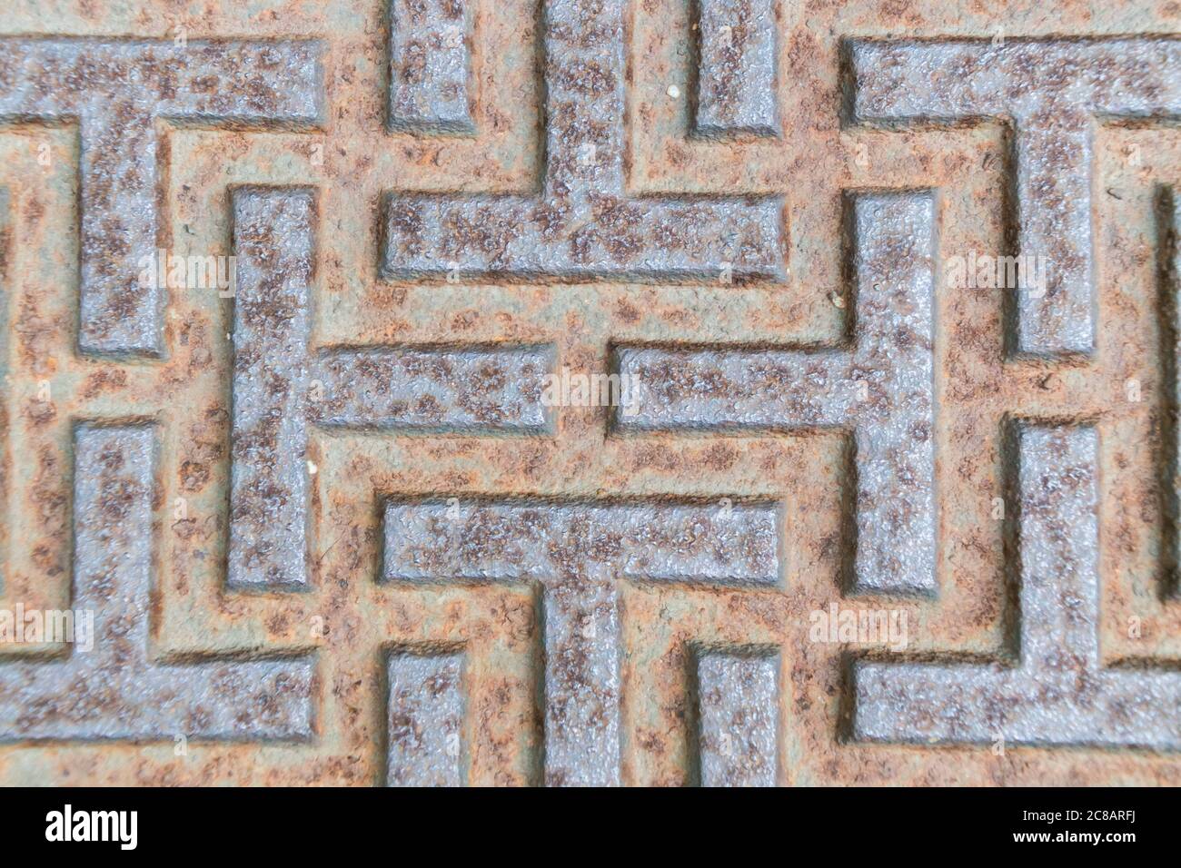 pattern style of steel floor for background Stock Photo - Alamy