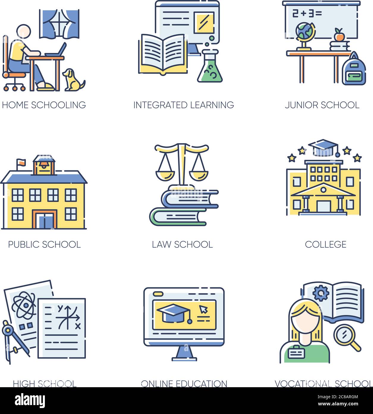 Secondary School Icon