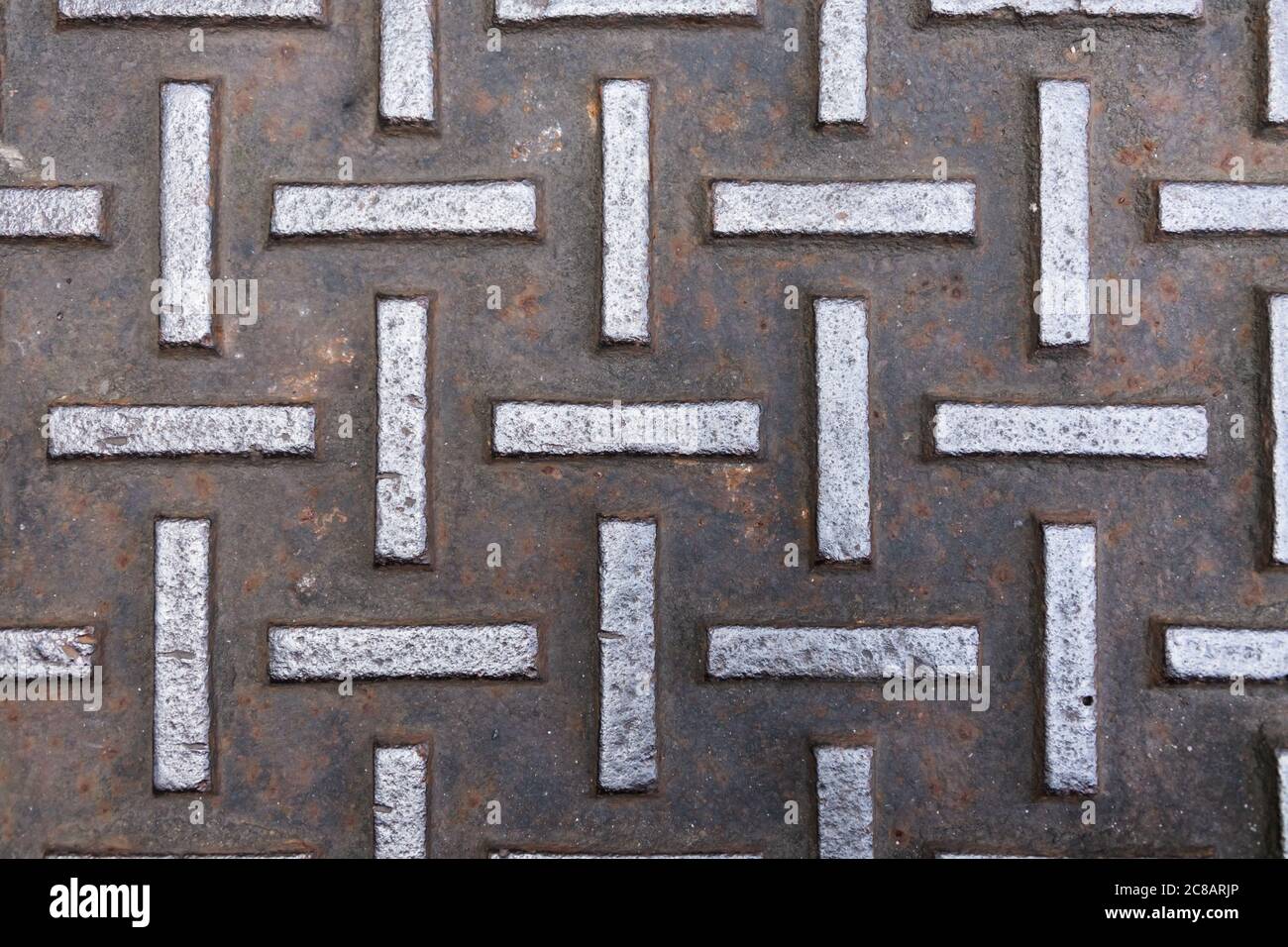 pattern style of steel floor for background Stock Photo - Alamy
