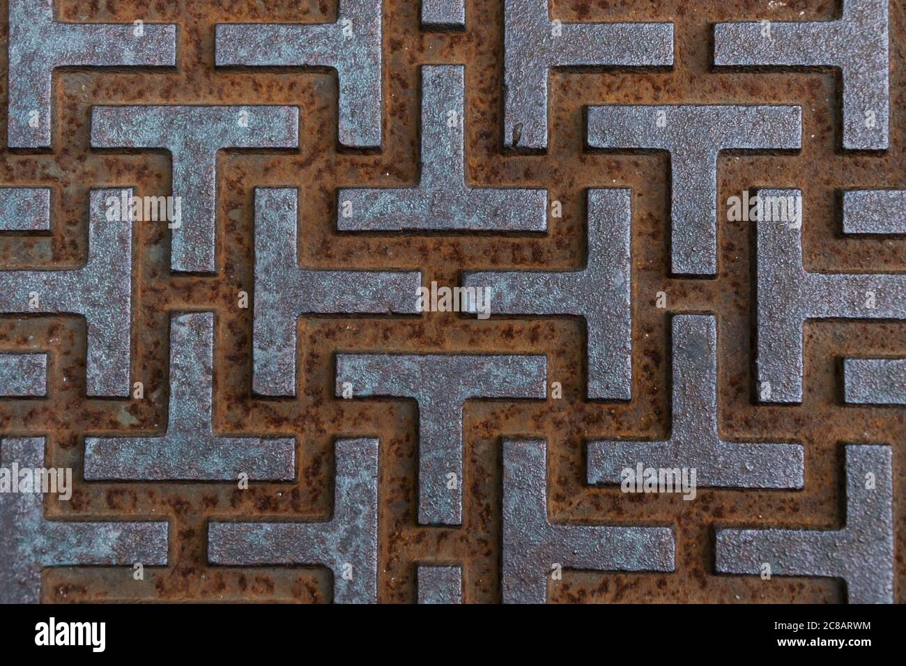 pattern style of steel floor for background Stock Photo - Alamy