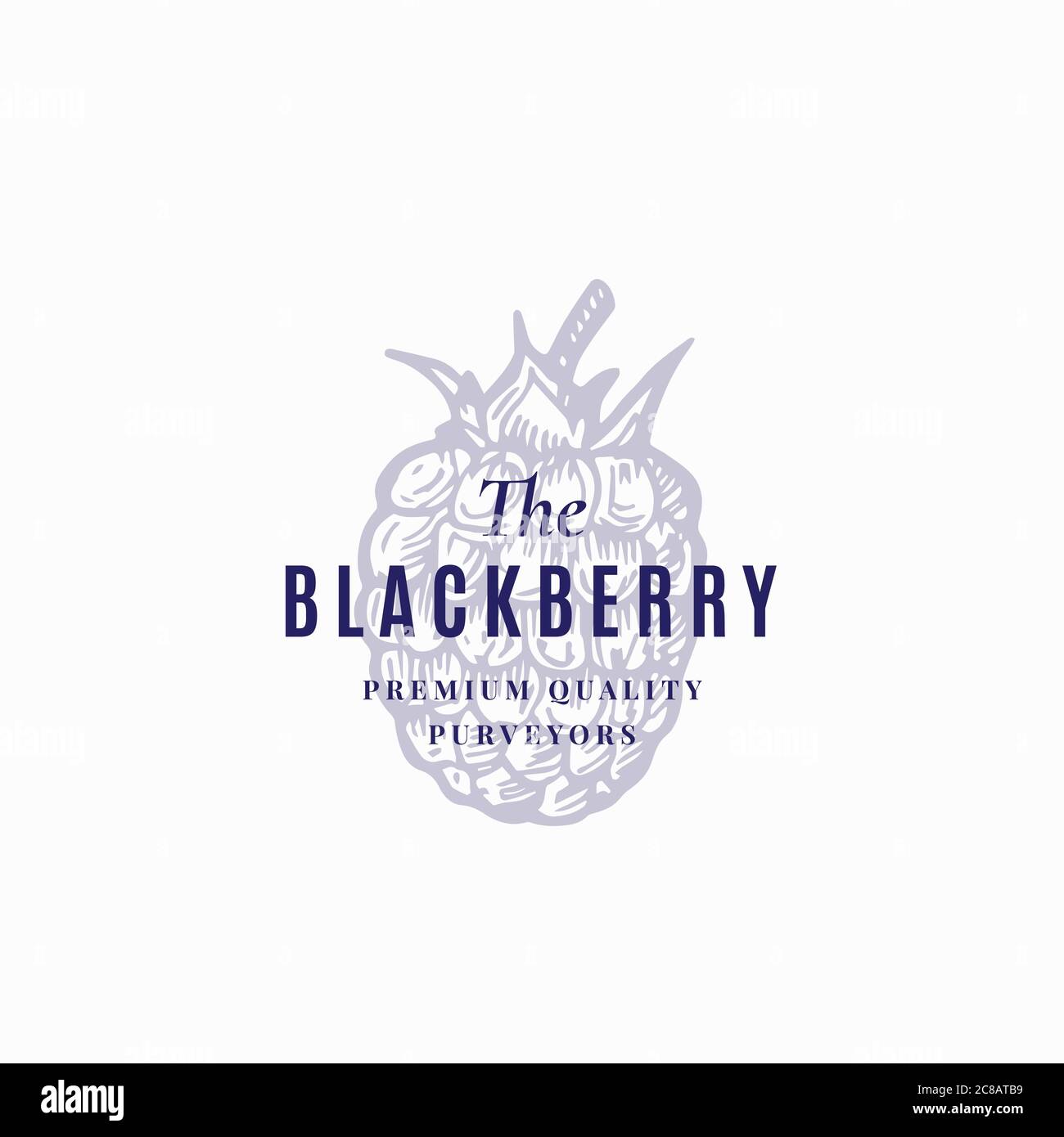 The Blackberry Abstract Vector Sign, Symbol or Logo Template. Black ...