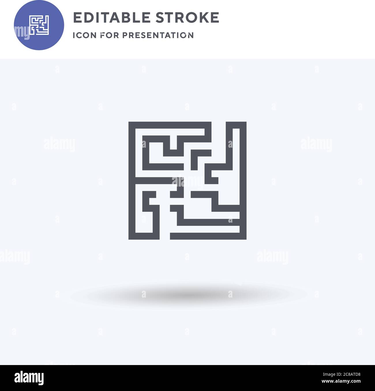 Obstacle icon vector, filled flat sign, solid pictogram isolated on ...