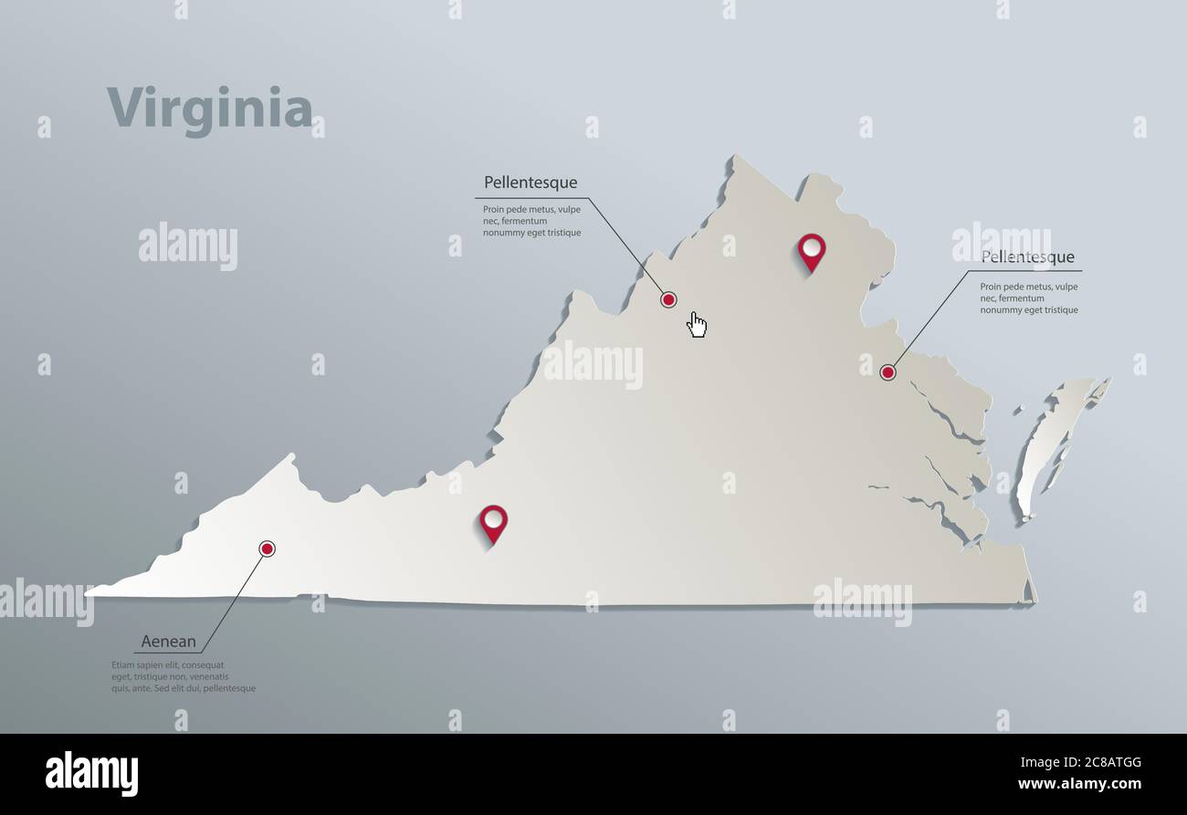 Map State 3d Usa Illustration Stock Vector Images - Alamy