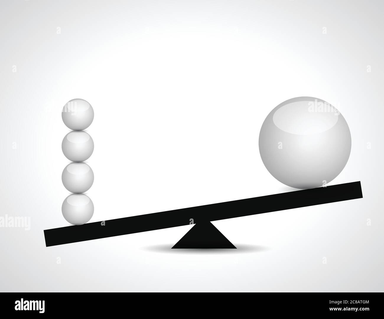 Sphere balance illustration design over a white background Stock Vector ...