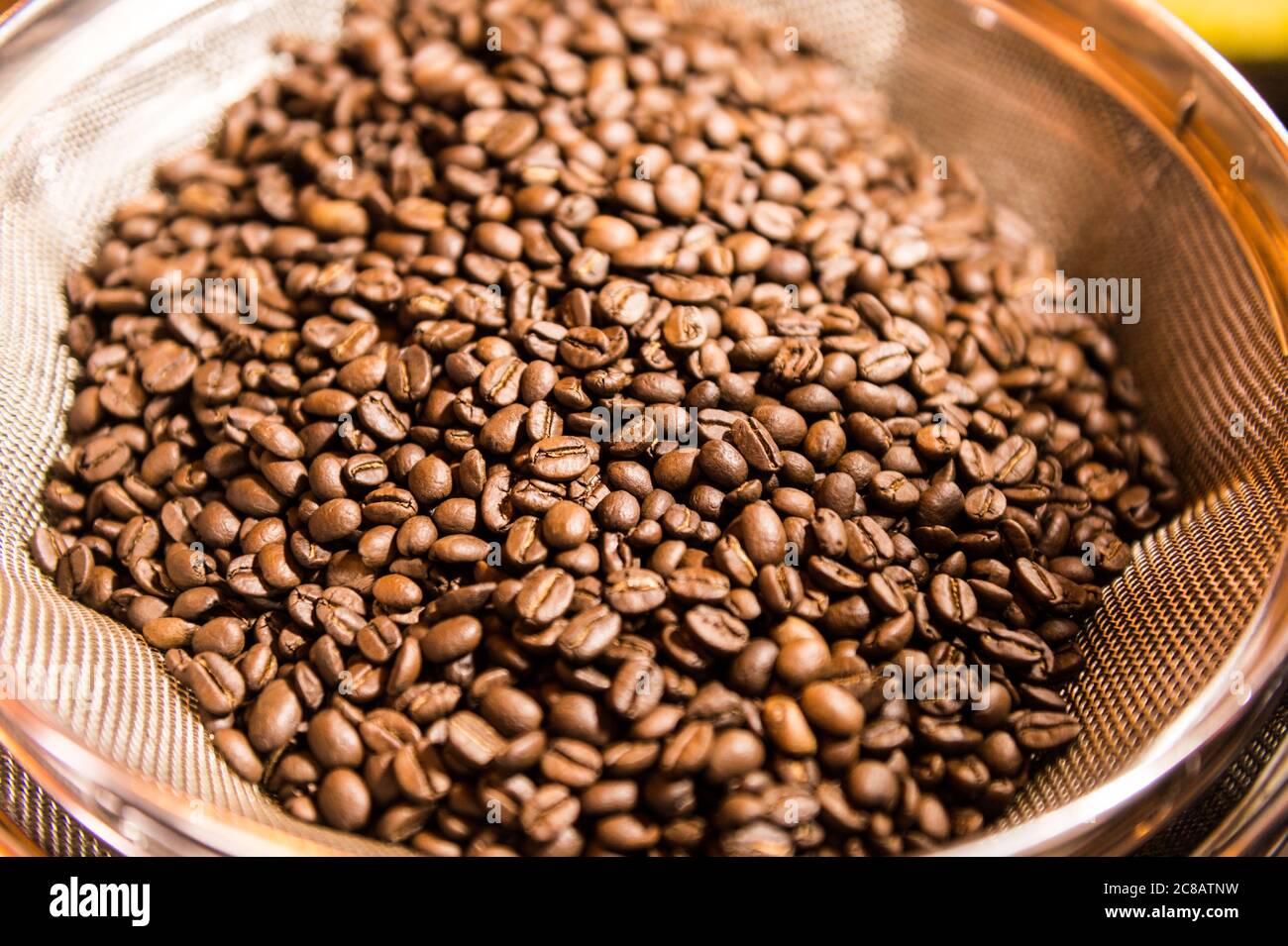 Coffee bean mixing machine hi-res stock photography and images - Alamy