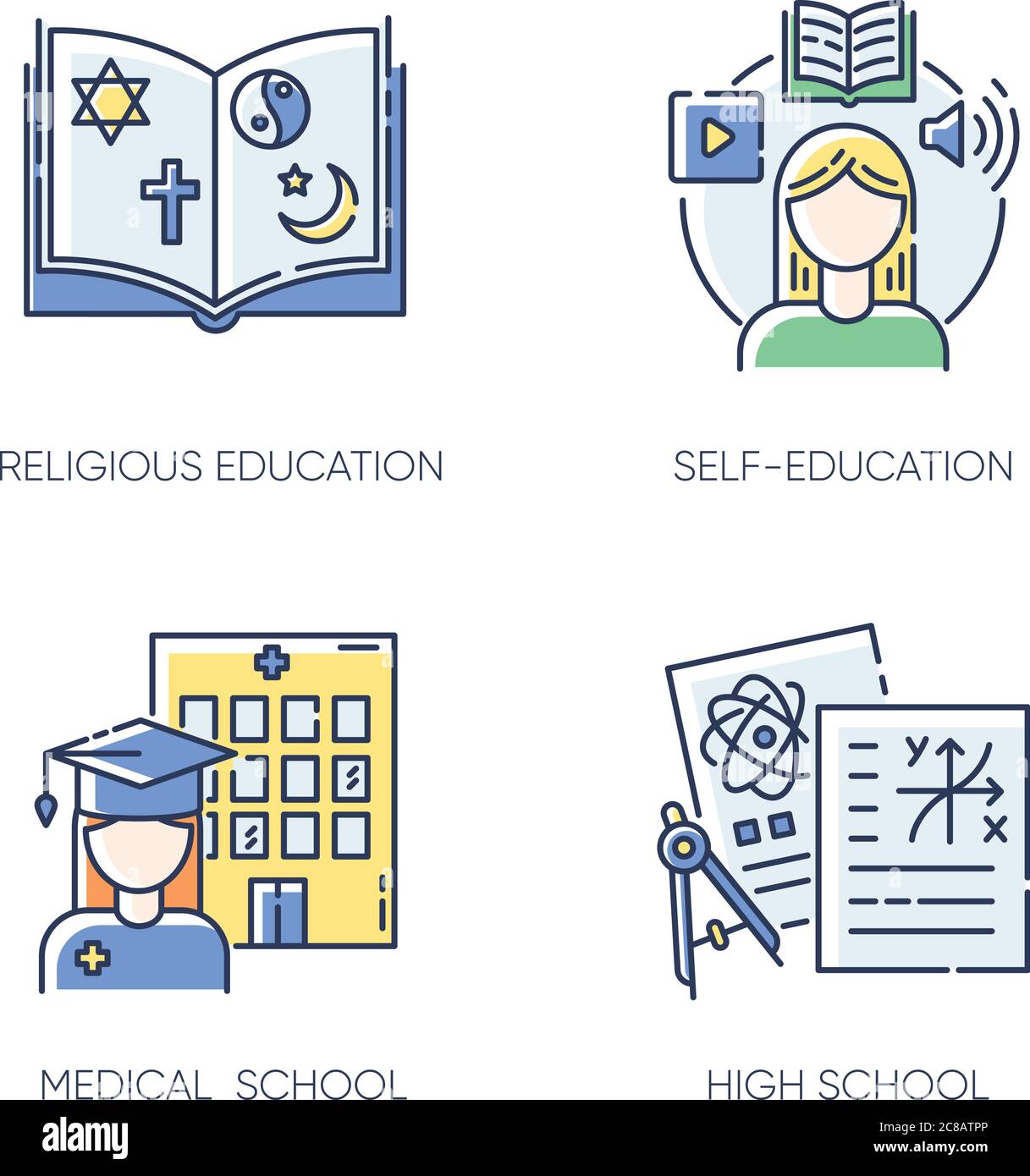 Medical Education Icons