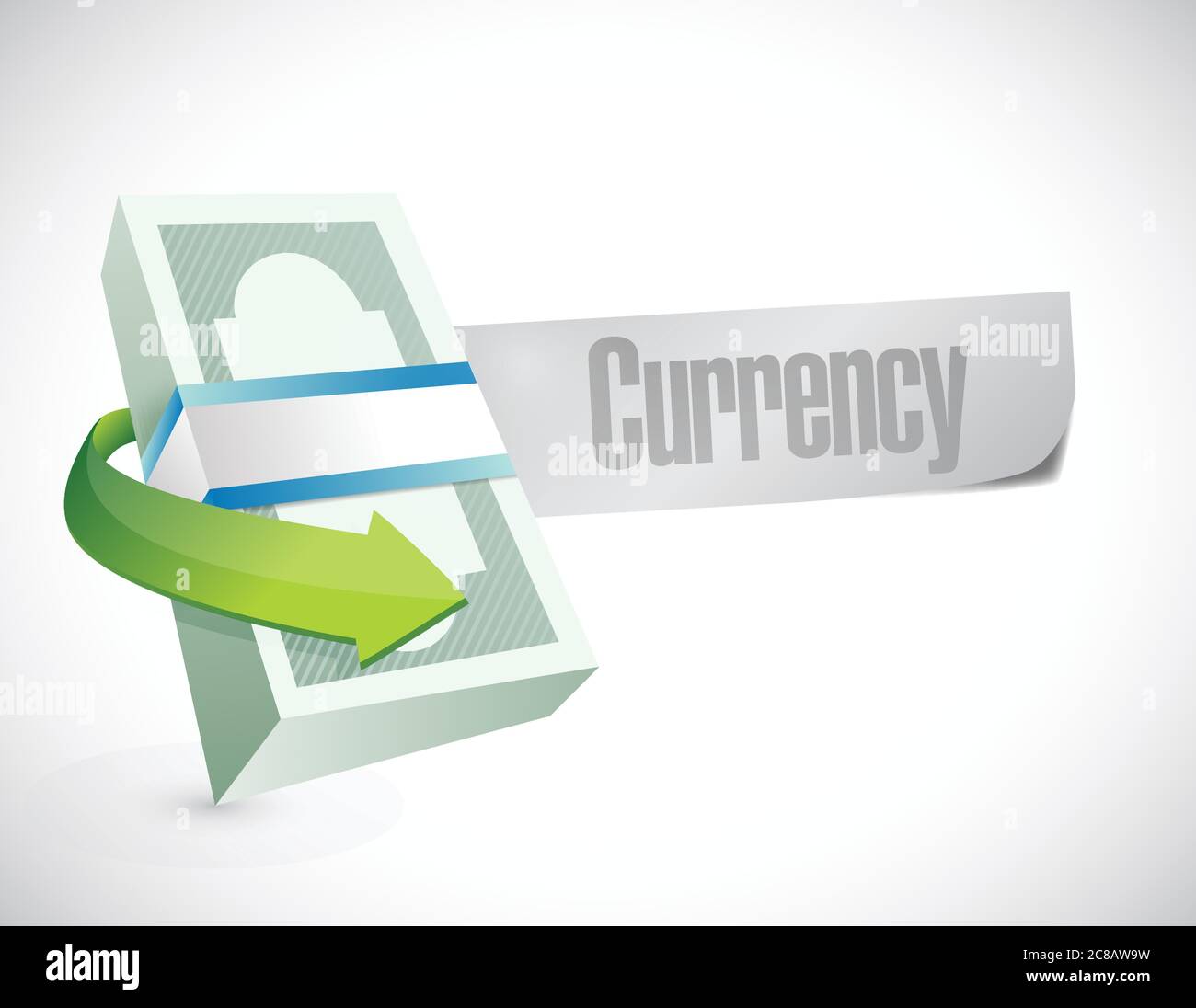 Currencies sign illustration design over a white background Stock ...