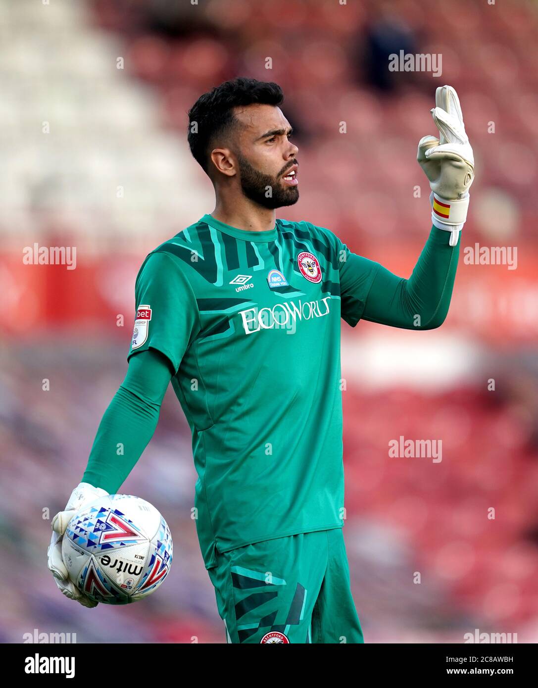 Brentfords goalkeeper david raya hi-res stock photography and images ...