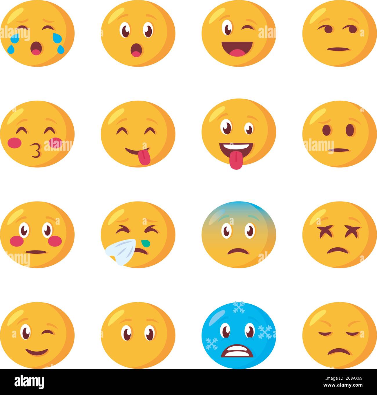 Various reactions Stock Vector Images - Alamy