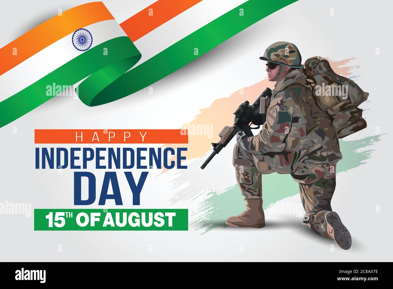 illustration of 15th of august background for Happy Independence Day of ...