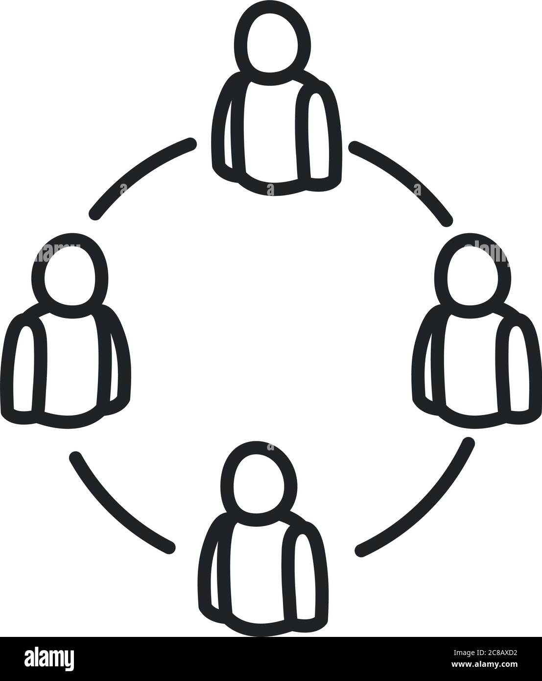 Avatars circuit line style icon design of Person profile social ...