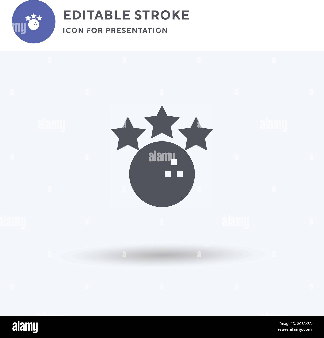 Ranking icon vector, filled flat sign, solid pictogram isolated on ...
