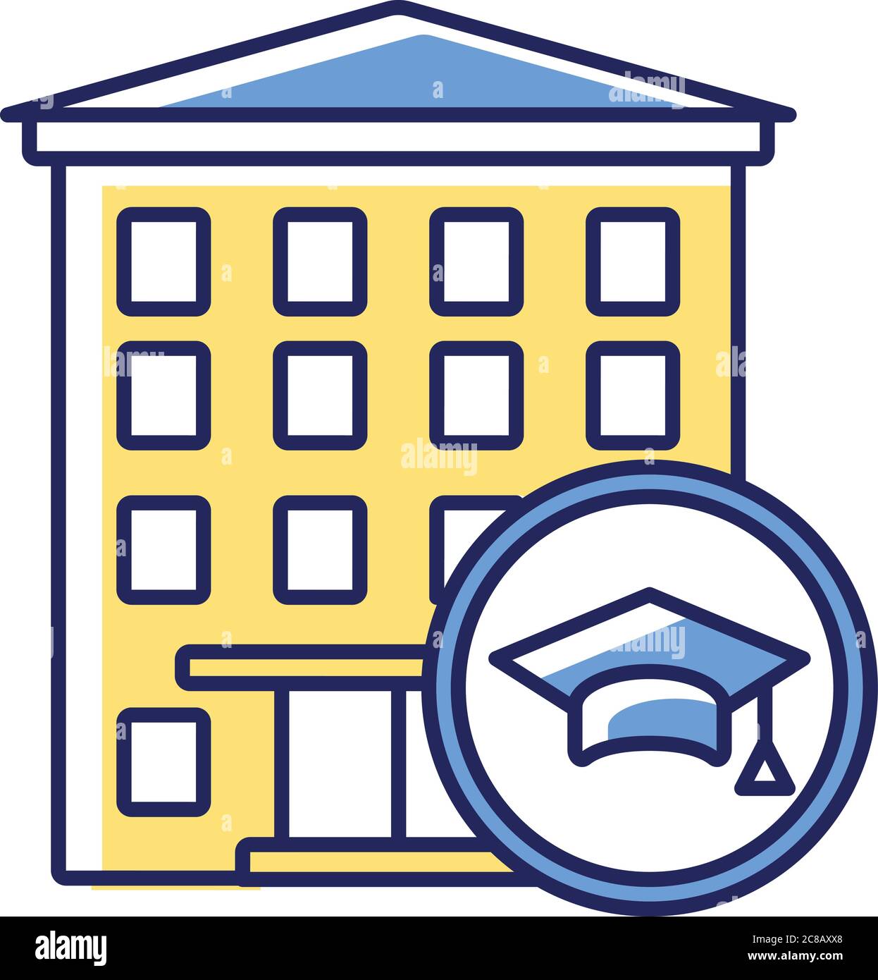 Residence hall student room Stock Vector Images - Alamy