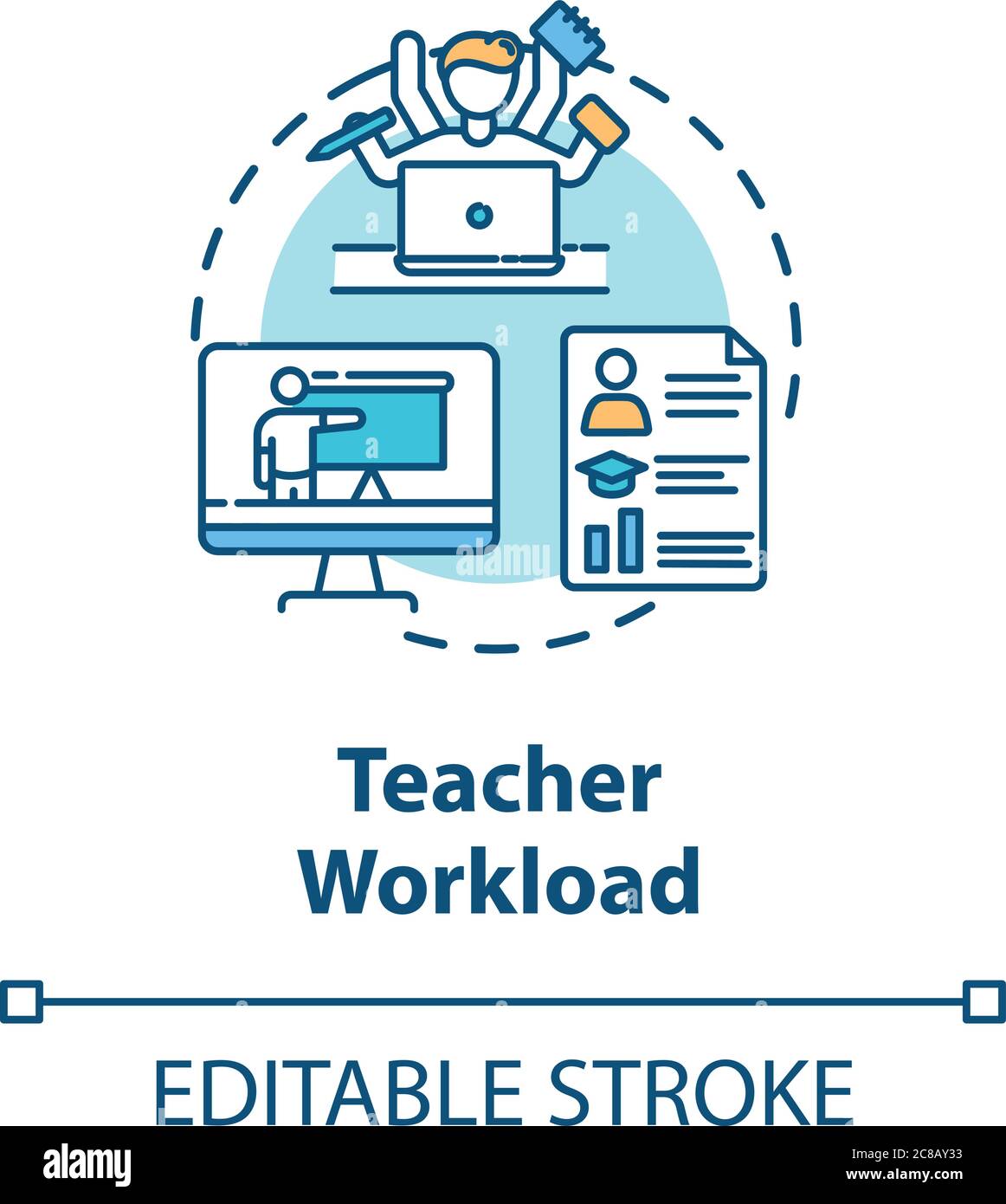Teacher workload stress hi-res stock photography and images - Alamy