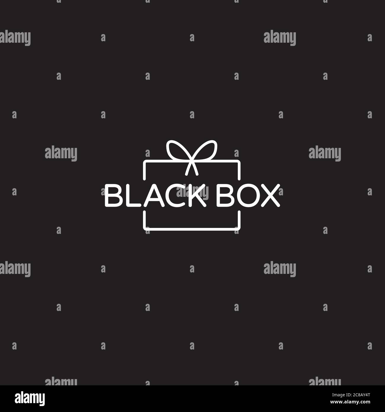 Black Box wordmark logo design Stock Vector Image & Art - Alamy