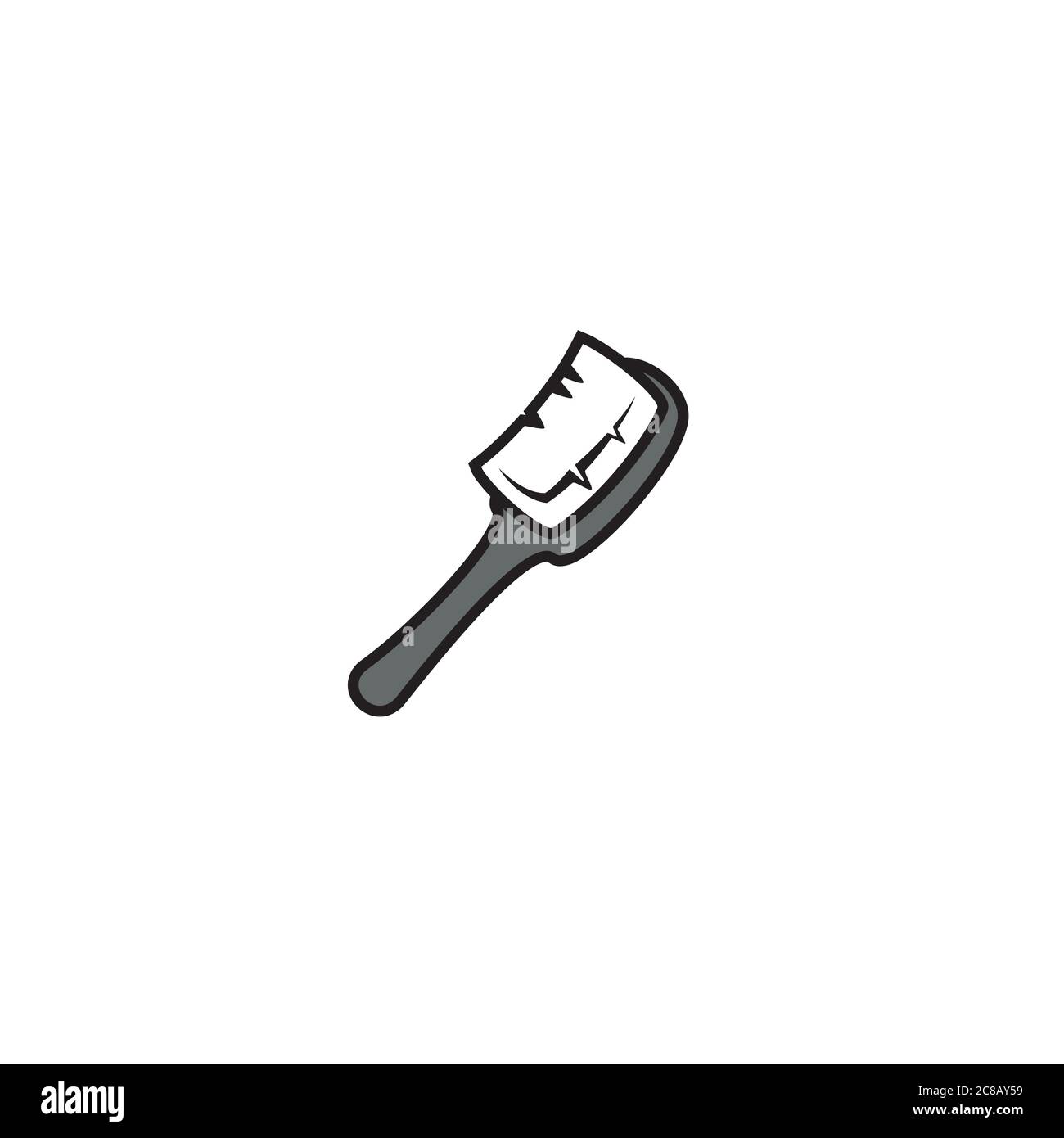 a simple Brush logo / icon design Stock Vector Image & Art - Alamy