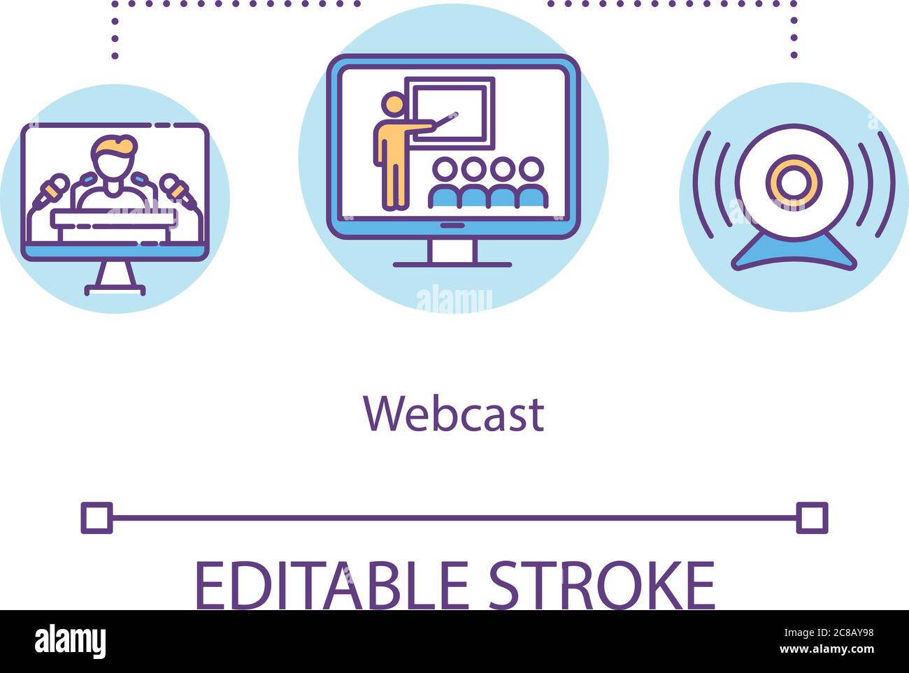 Telework webcast hi-res stock photography and images - Alamy