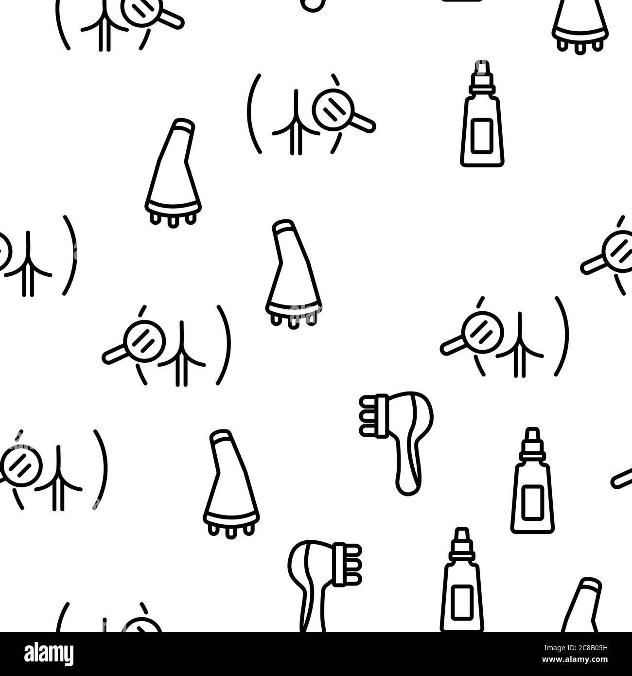 Cellulite Combat Tool Vector Seamless Pattern Stock Vector Image & Art ...