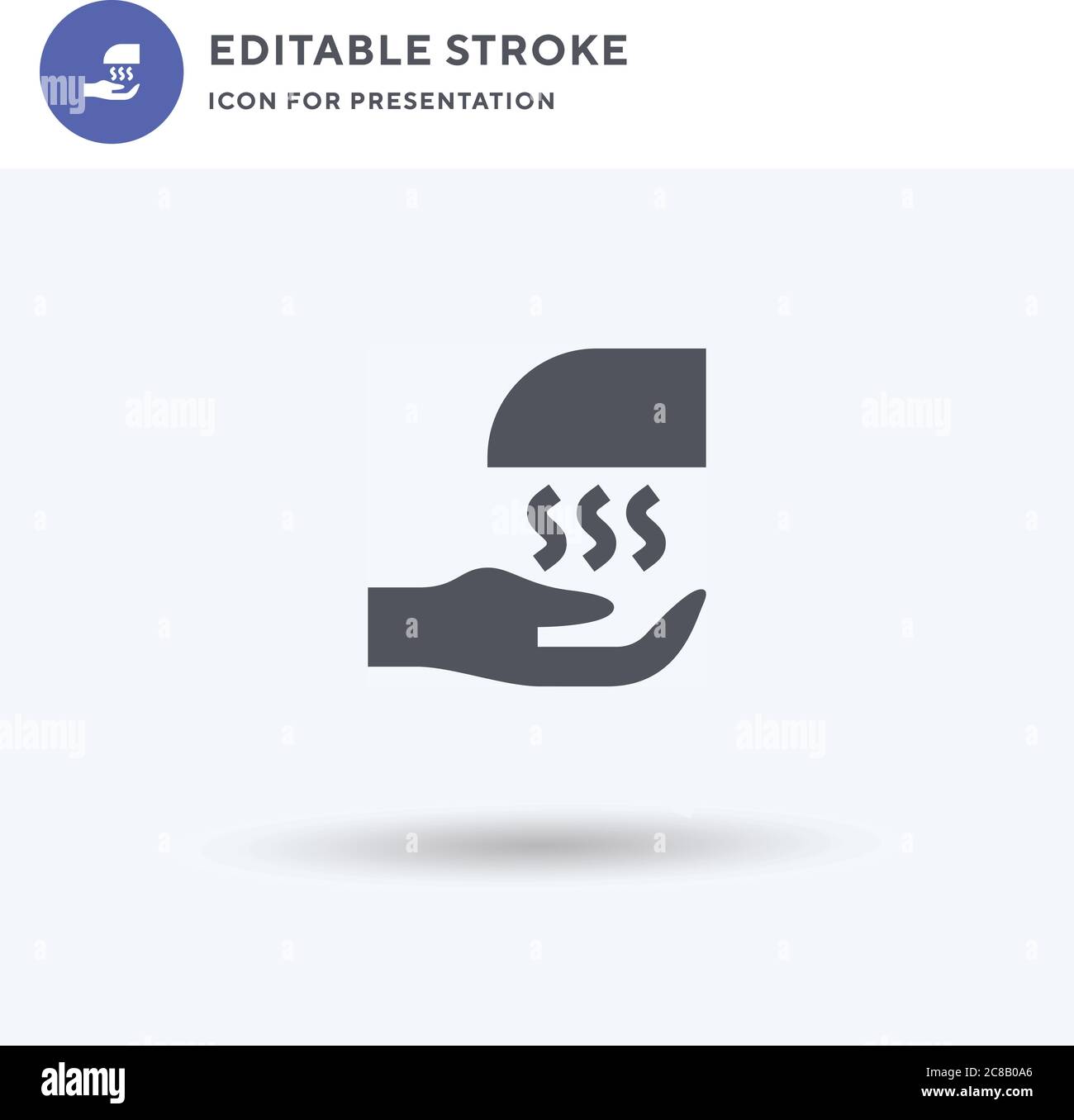 Public toilet hand dryer Stock Vector Images - Alamy