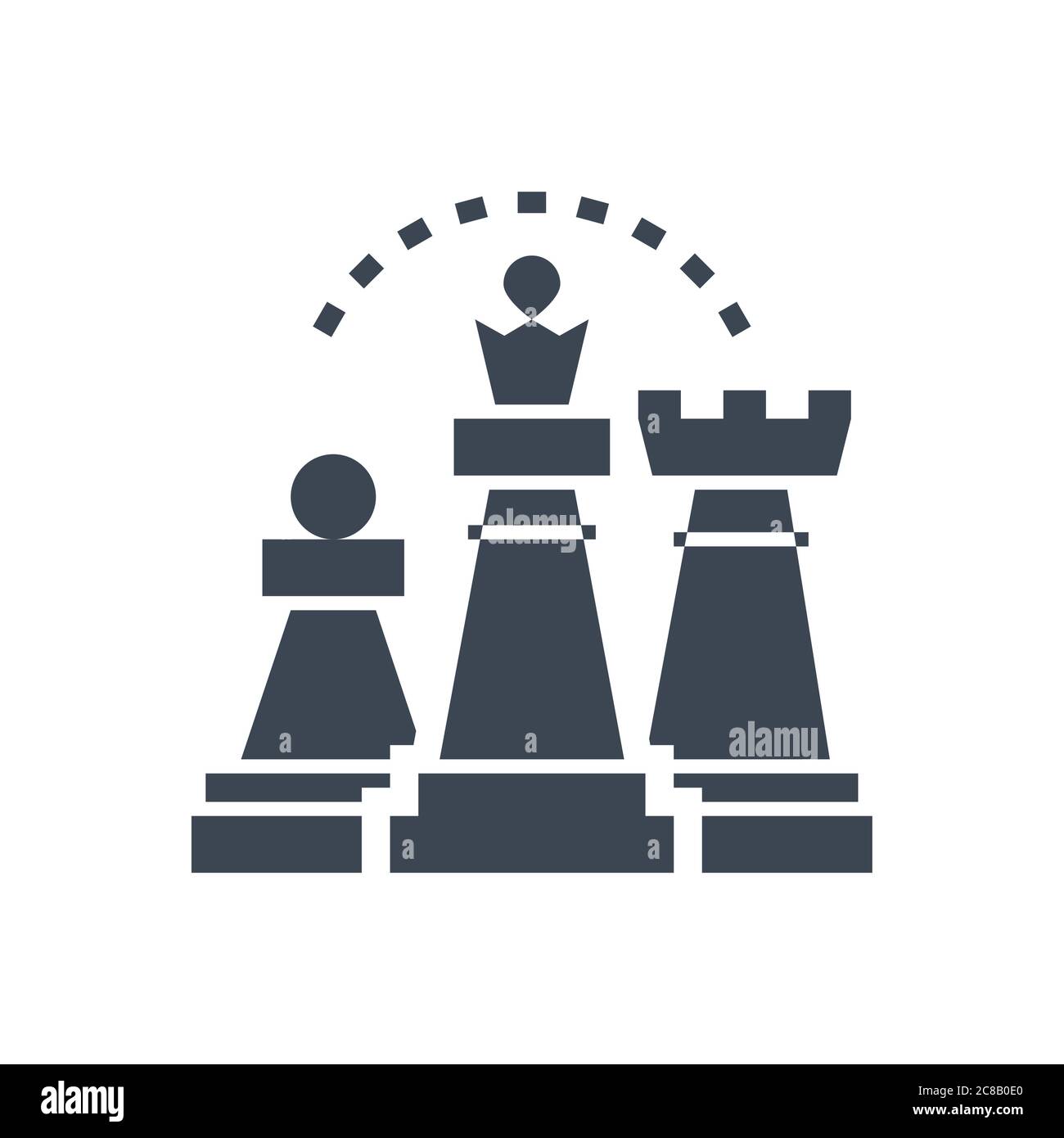 Strategy Vector Glyph Icon Stock Vector Image & Art - Alamy