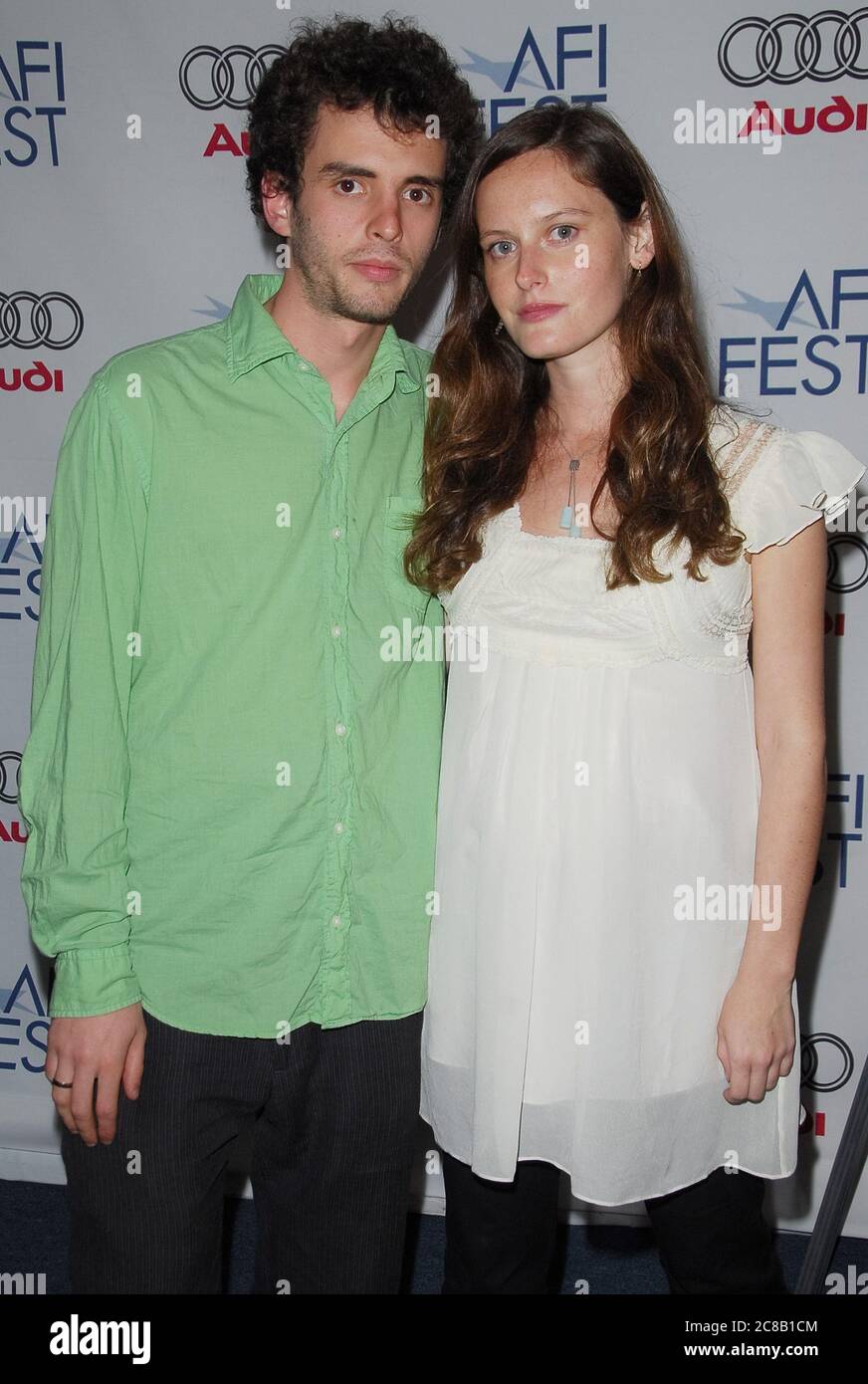 Director Jonas Cuaron and Actress Eireann Harper at the AFI FEST 2007 ...