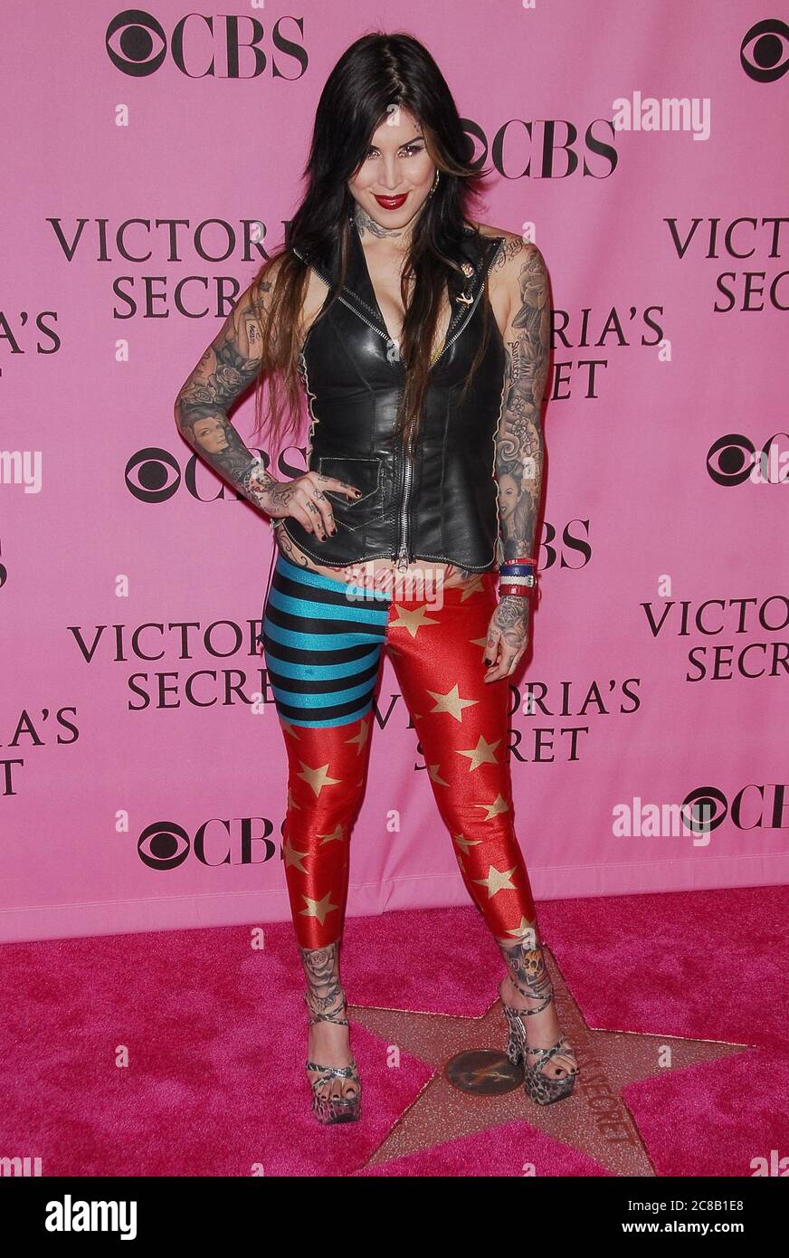 Kat Von D at the 2007 Victoria's Secret Fashion Show held at the Kodak ...