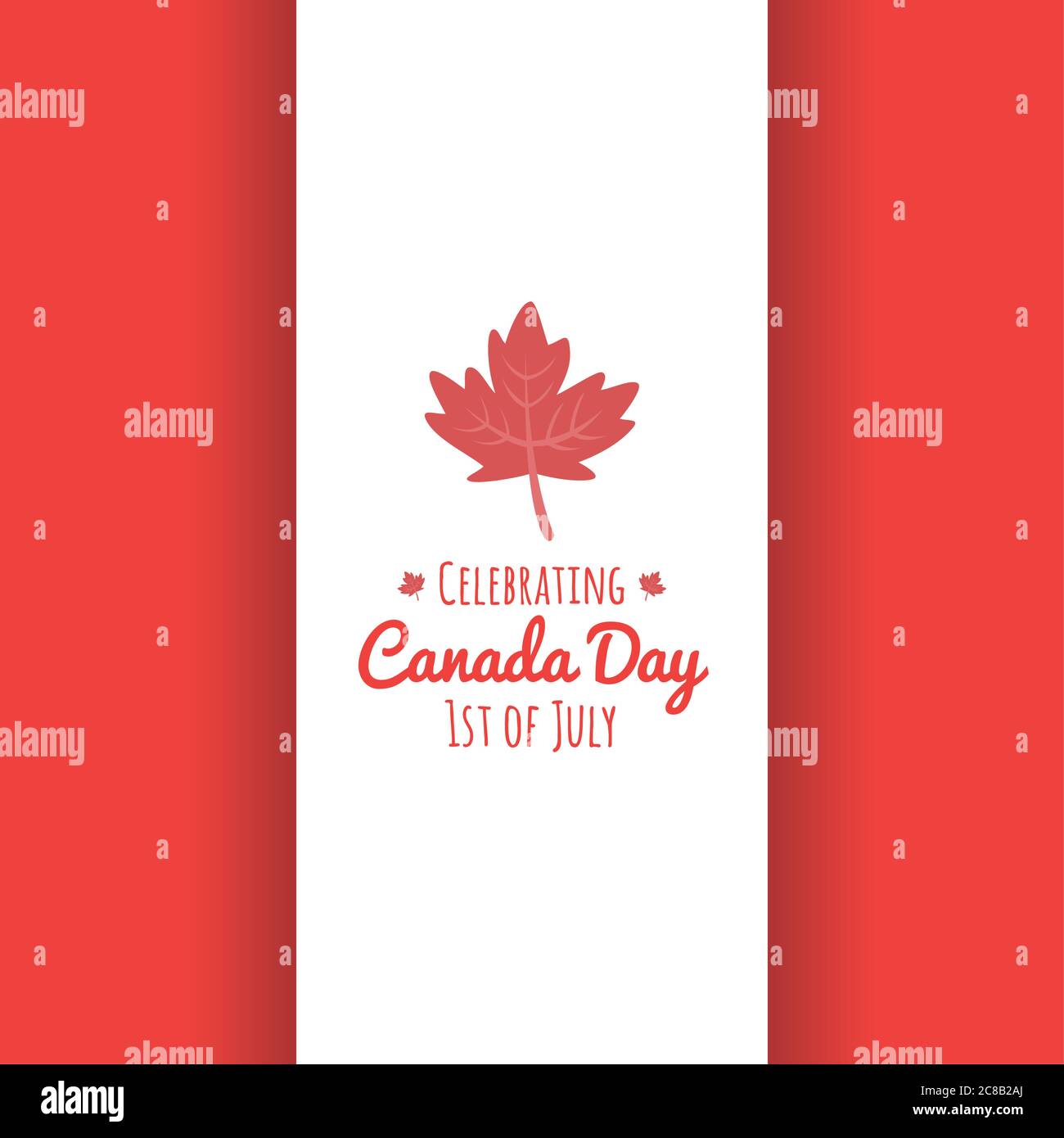 Canada day card Stock Vector Image & Art - Alamy