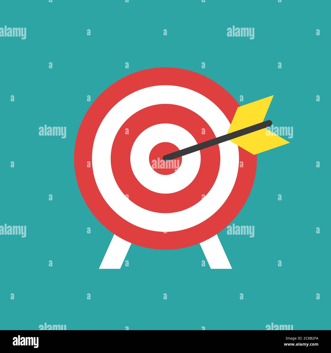Crosshair with red dot illustration hi-res stock photography and images ...