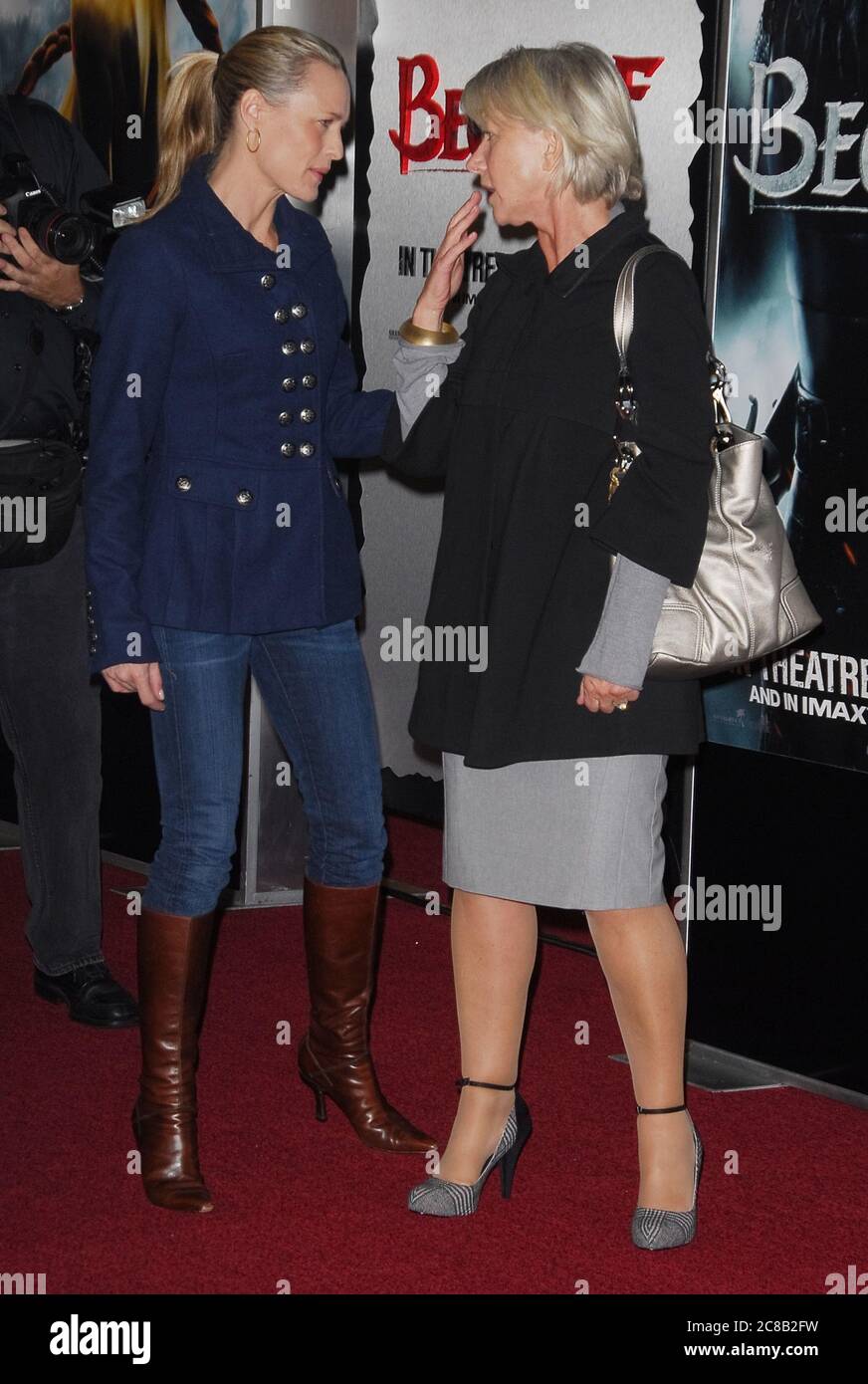 Robin Wright Penn and Helen Mirren at the Los Angeles Premiere of ...