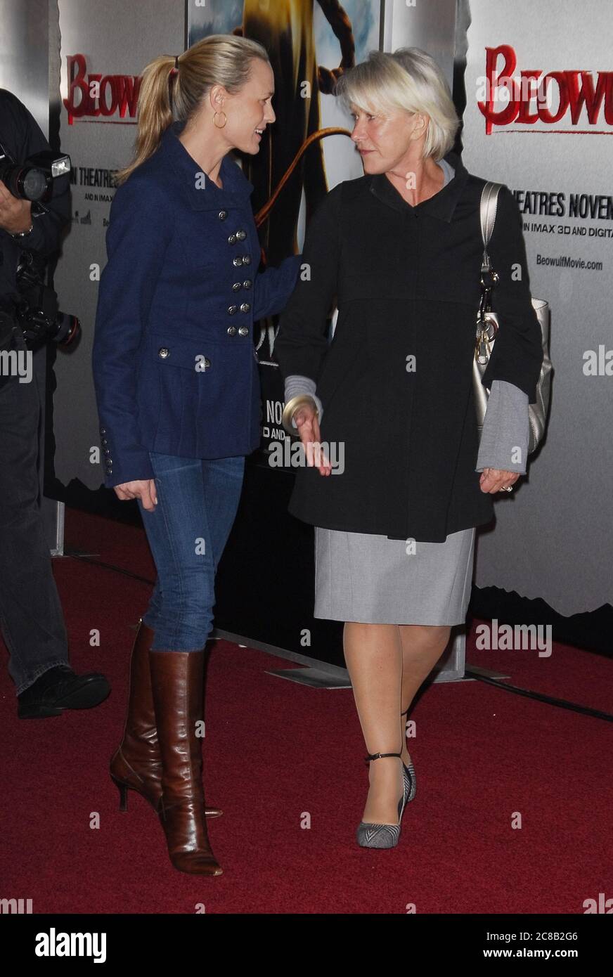 Robin Wright Penn and Helen Mirren at the Los Angeles Premiere of ...